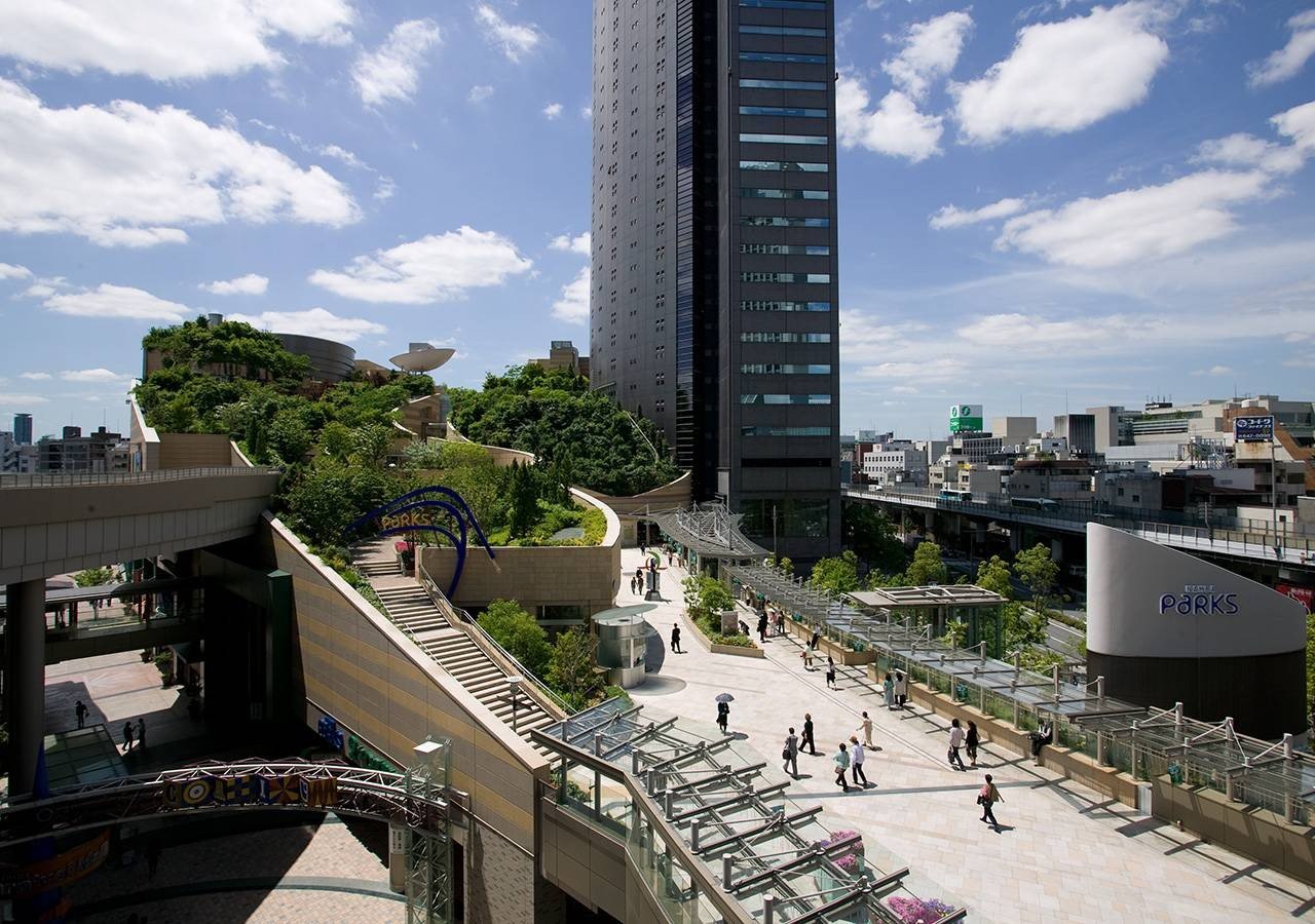 Namba Parks - รีวิวสถานที่ท่องเที่ยว