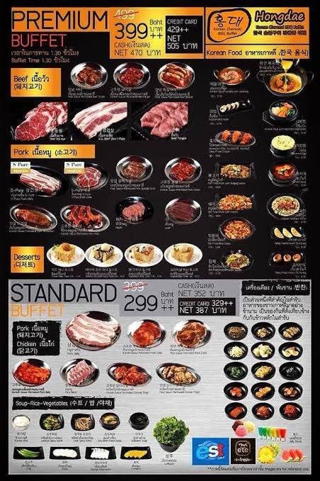 รีวิว Hongdae BBQ Buffet Siam Square One - อย่ามาเลย ไปกินร้านอื่นเถอะ