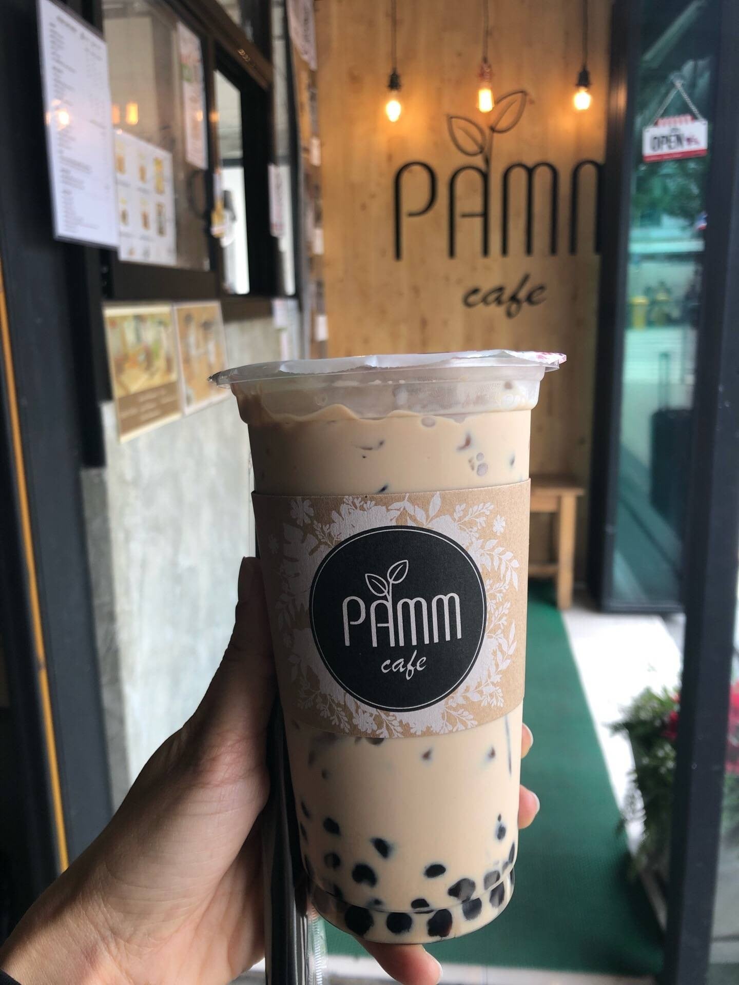 รีวิว Pamm Cafe (แพม คาเฟ่) บางซื่อ - ร้านชาไข่มุก