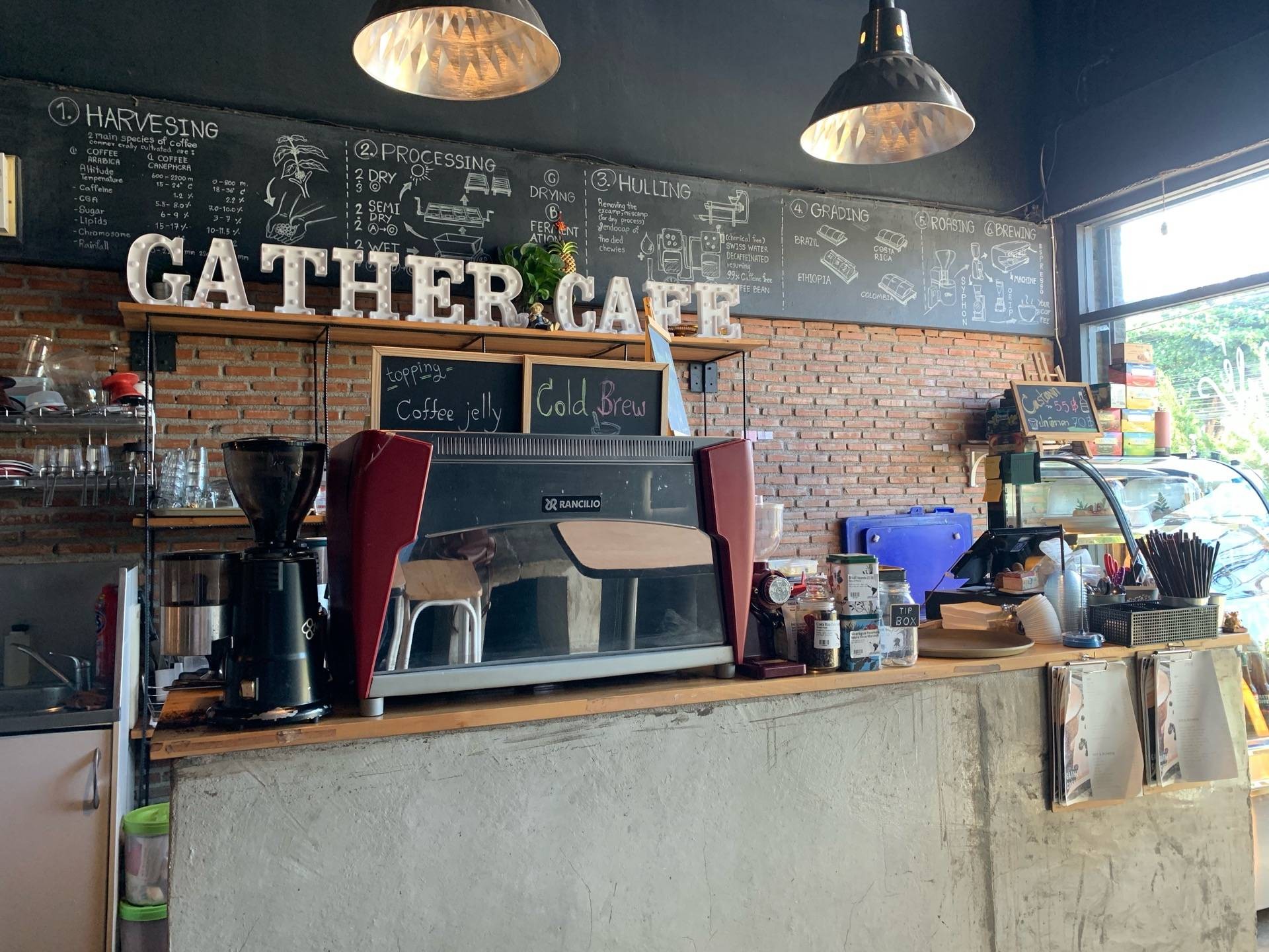 รีวิว Gather Café - ร้านบรรยากาศเก๋ กระตุ้นไอเดียดีมาก เวลาสมองตัน มา ...