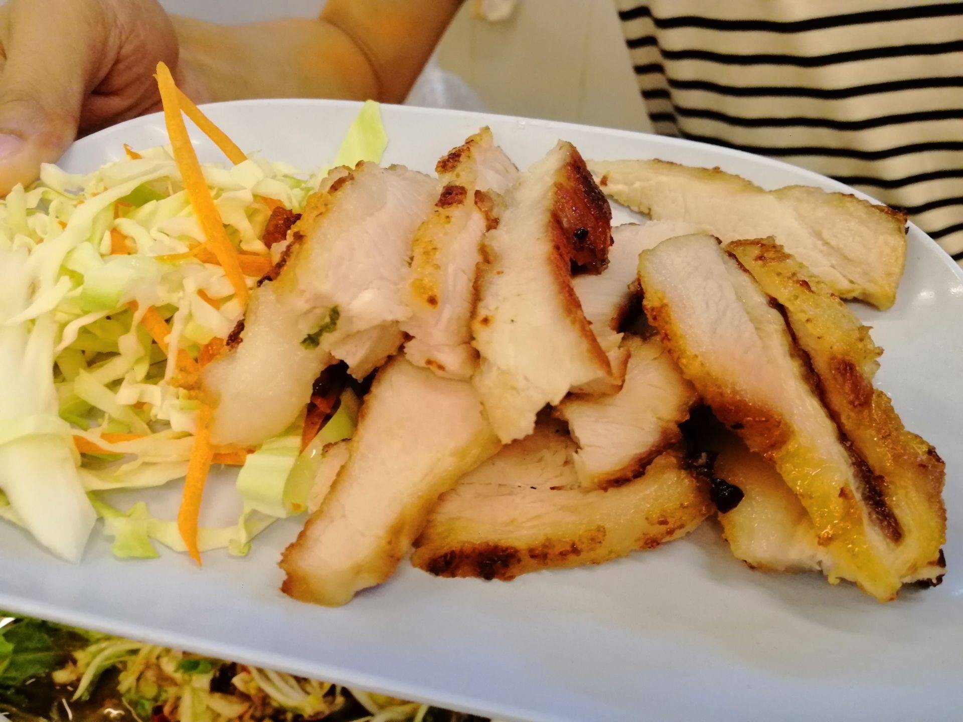 คอหมูย่าง ร้าน เจ๊ติ๋มซีฟู้ด