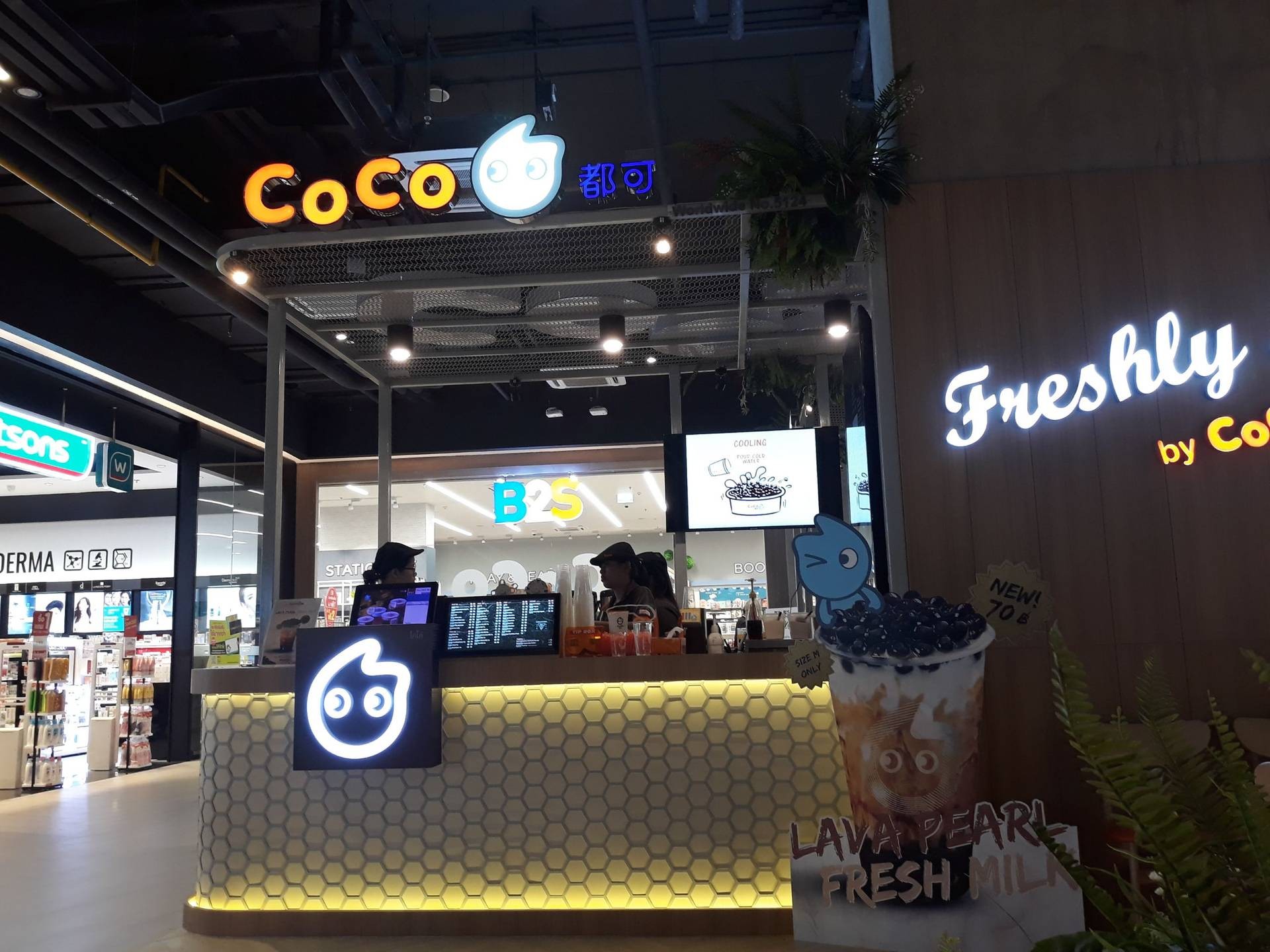 รีวิว CoCo Fresh Tea & Juice ดิเอ็มโพเรียม - ชานมไข่มุกเม็ดเล็กๆ