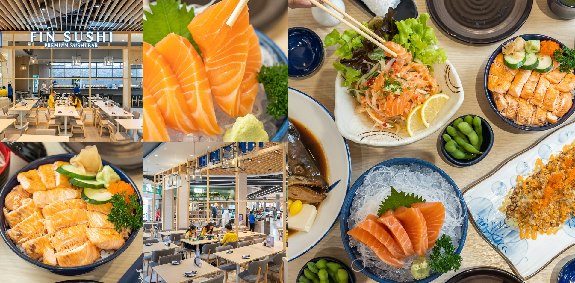 Fin Sushi ร้านอาหารญี่ปุ่นชลบุรี ฟินกับแซลมอนสดจากทะเล - Wongnai