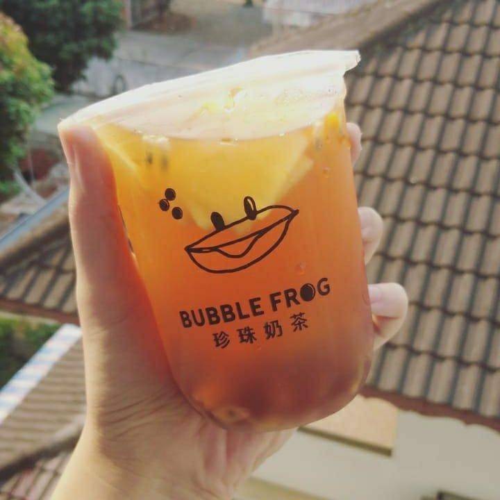 รีวิว BUBBLE FROG TEA สันติธรรม - ร้านเล็กๆส่วนตัวชอบ ชาผลไม้เพิ่มเยลลี่บราวชูก้า มีผลไม้สดกิน ...