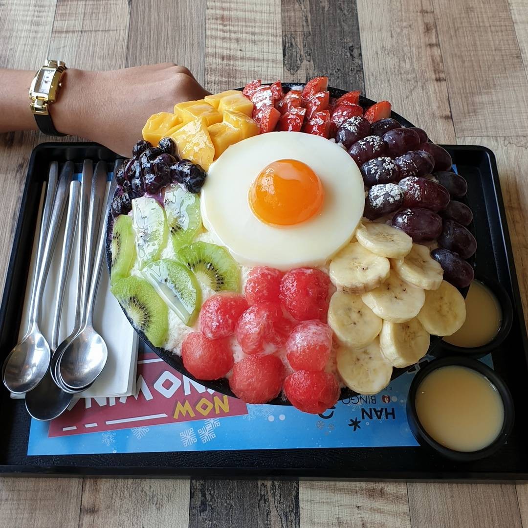 รีวิว Han Bingo Korean Dessert Cafe เดอะพาซิโอ ลาดกระบัง - บิงซูเกาหลี ...