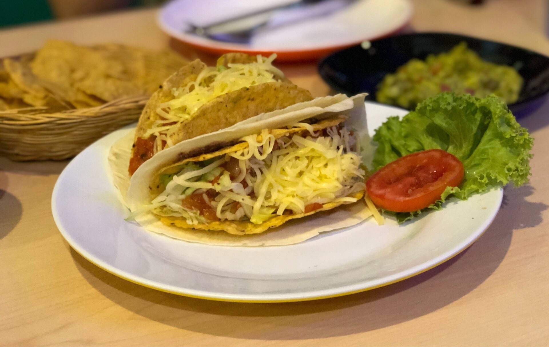 Taco ร้าน Que Pasa Mexican Food