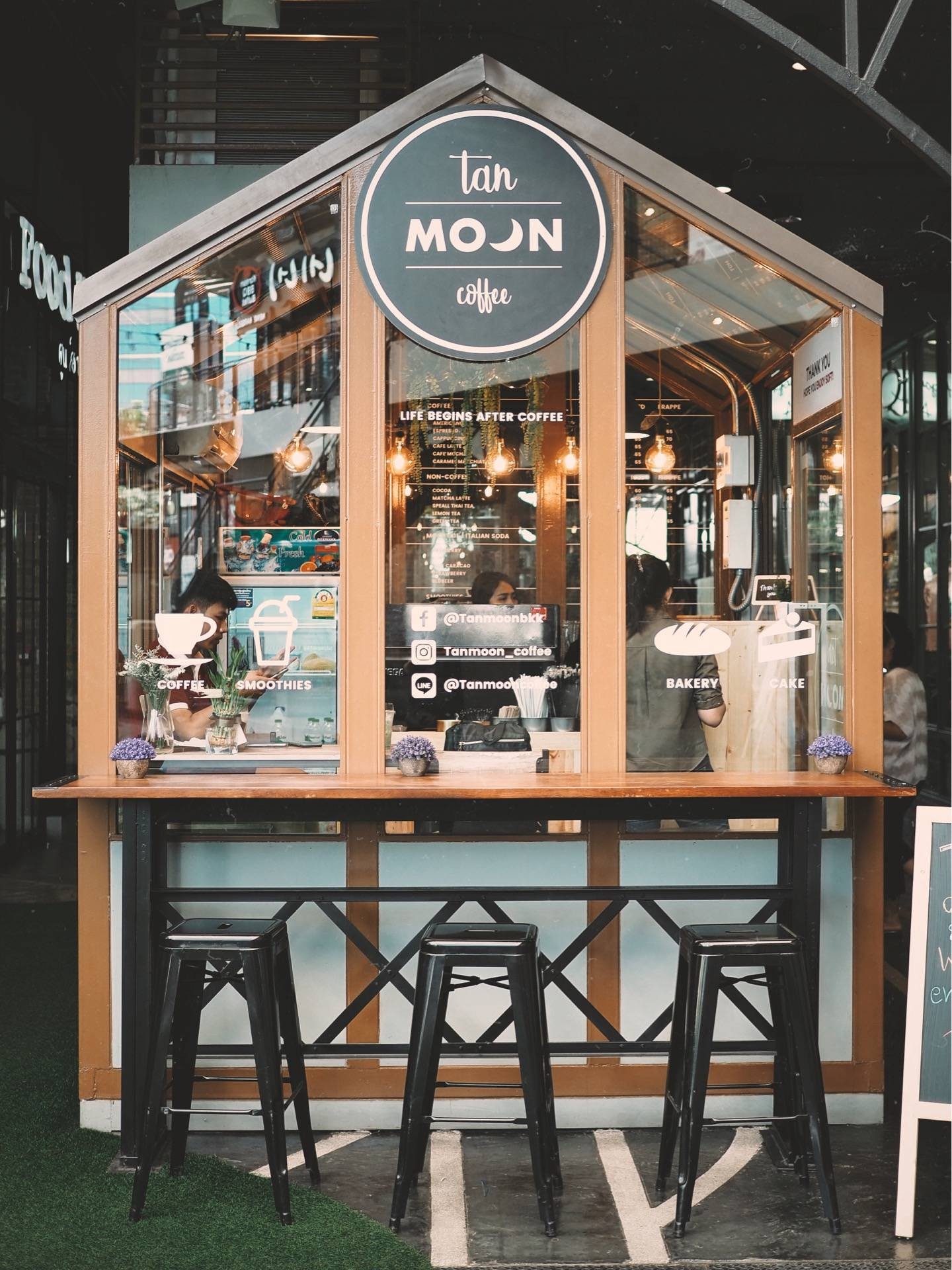 รีวิว TanMoon Coffee สาขาสวนเพลินมาร์เก็ต (Suanplern Market) - ร้านกาแฟ ...