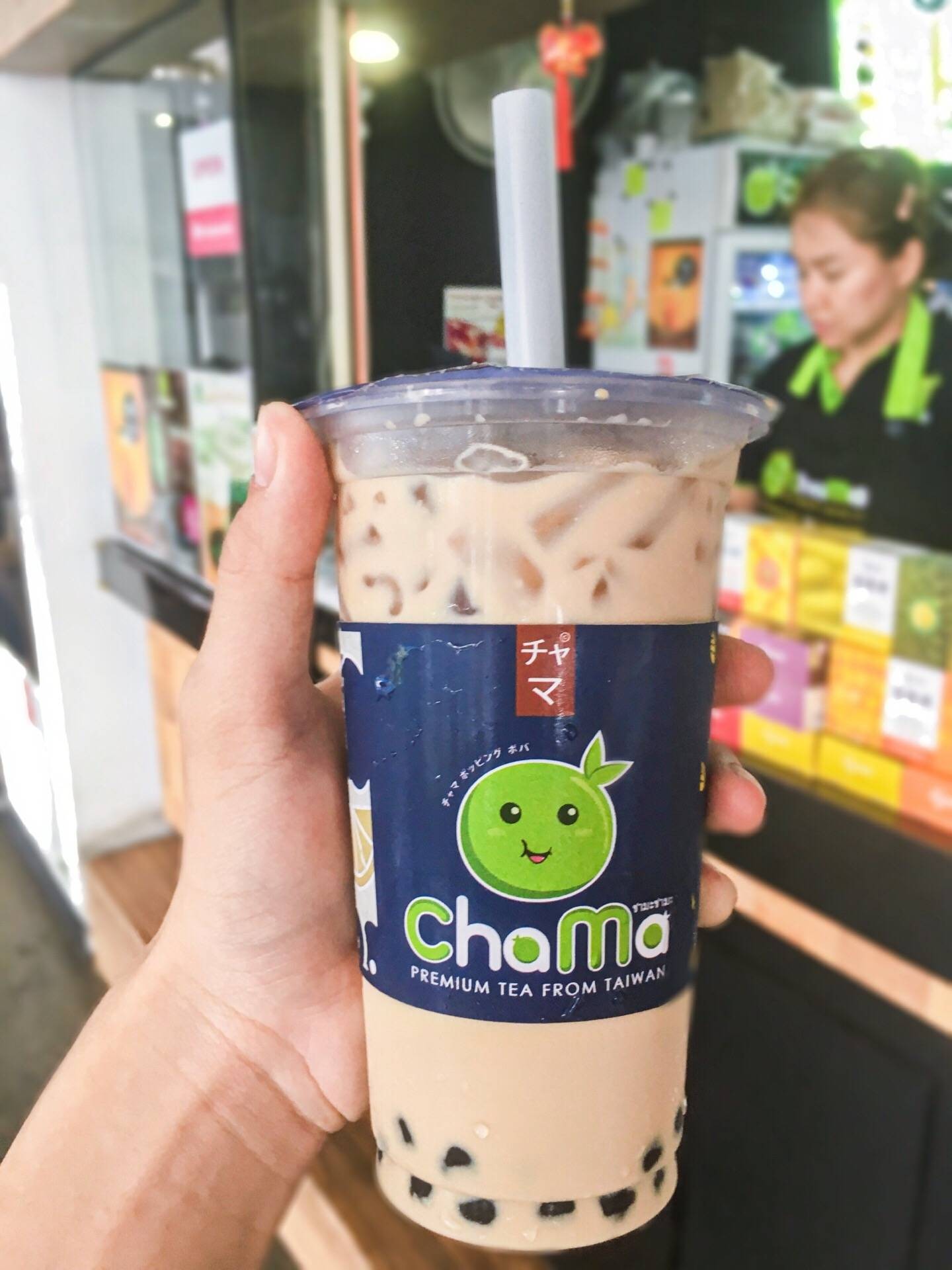 รีวิว Chama Chama BTS พญาไท - ชาหอมมากๆครับ ไข่มุกก็อร่อย ใครผ่านทางพญา ...