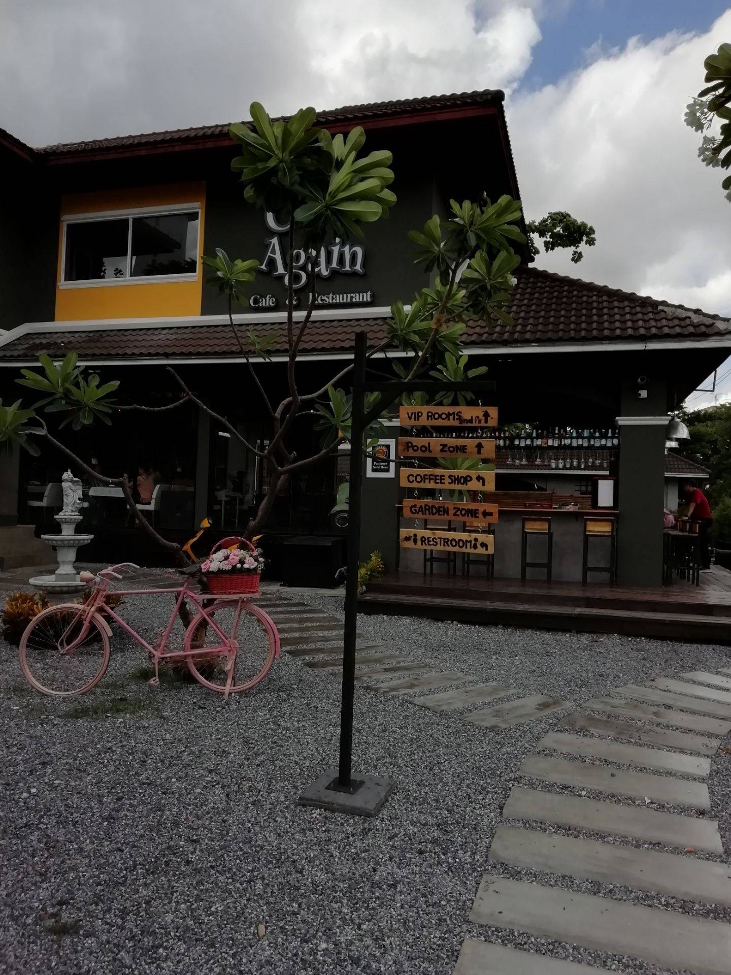 รีวิว Come Again Cafe&restaurant - ร้านเปิดใหม่ ใหญ่โต บรรยากาศดี - Wongnai