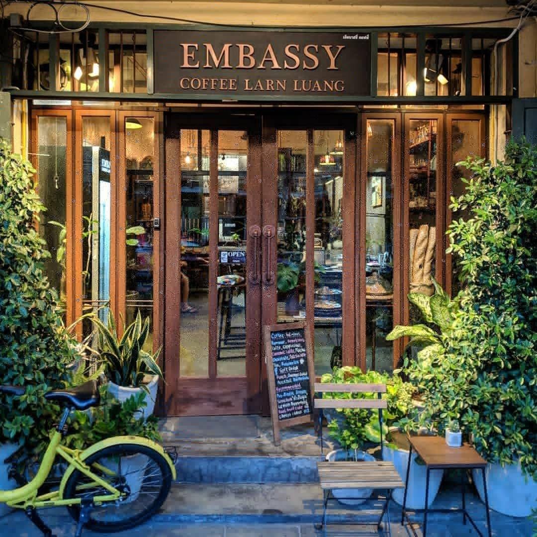 รีวิว Embassy Coffee - ปั่นมากินย่านนางเลิ้ง