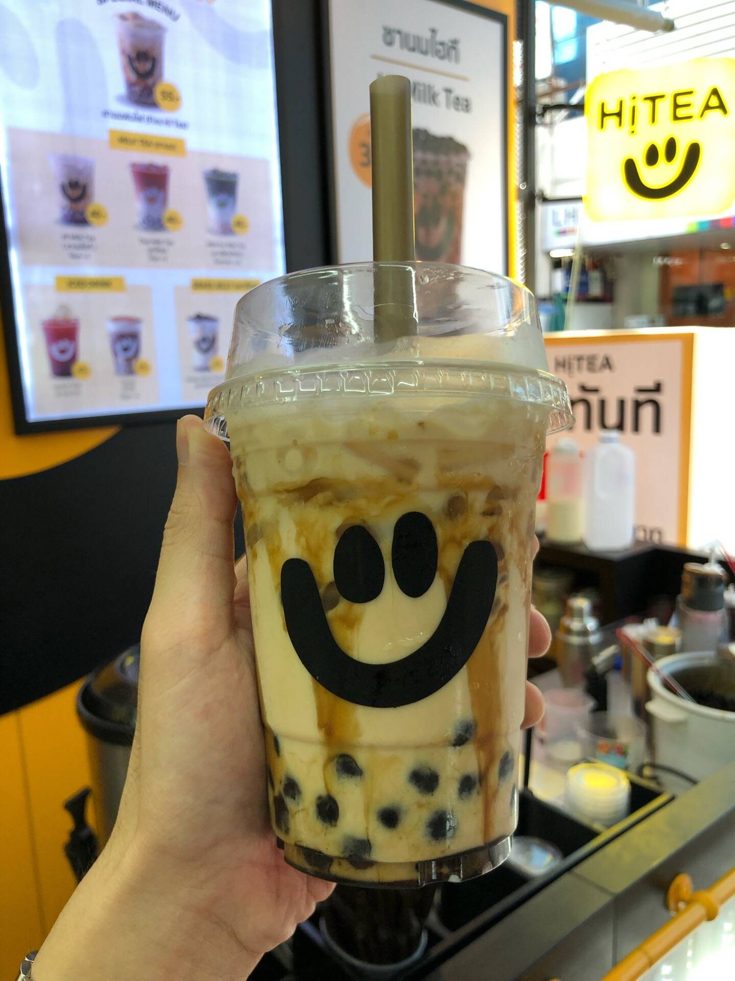 รีวิว Hi TEA Bobae - ชานมพ่นไฟอร่อยมาก!!