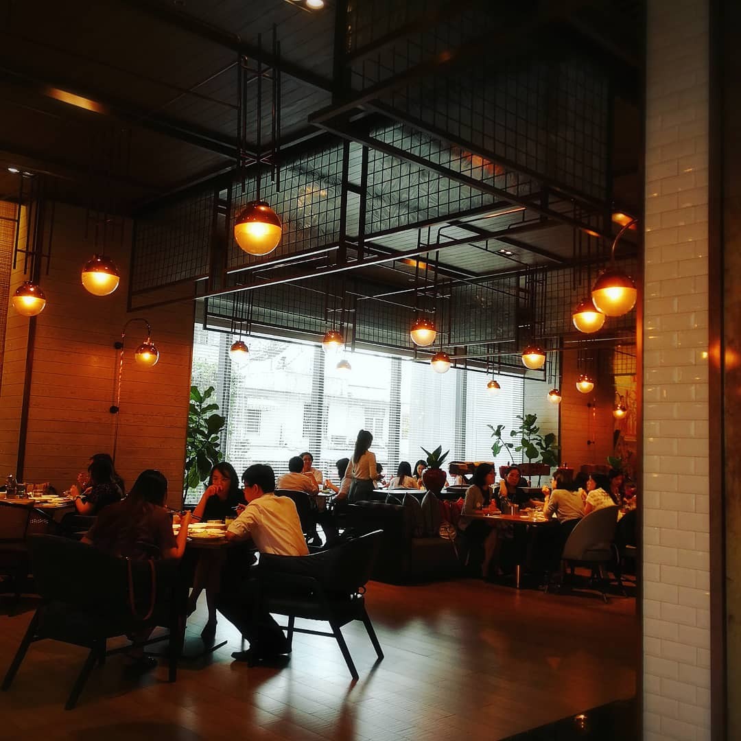 รีวิว Praya Kitchen Bangkok Marriott Hotel สุรวงศ์ - อาหาร กลางวัน บุ ...