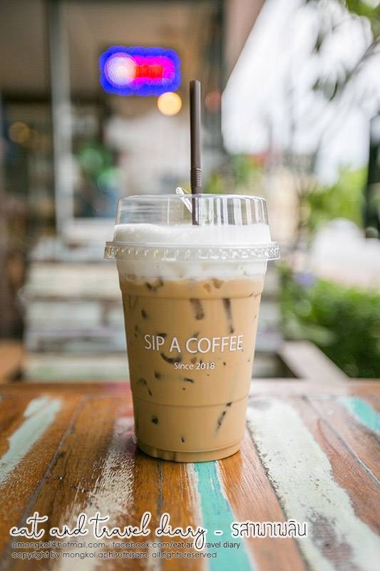 [รีวิว] ร้าน SIP A COFFEE | เมนูแนะนำ รูปภาพ ราคา