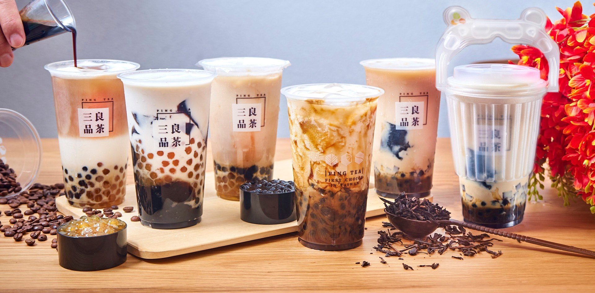 “Ping Tea” ร้านชาไข่มุกไต้หวัน ชาหูหมีทีเด็ดไข่มุกนุ่มหนึบ!