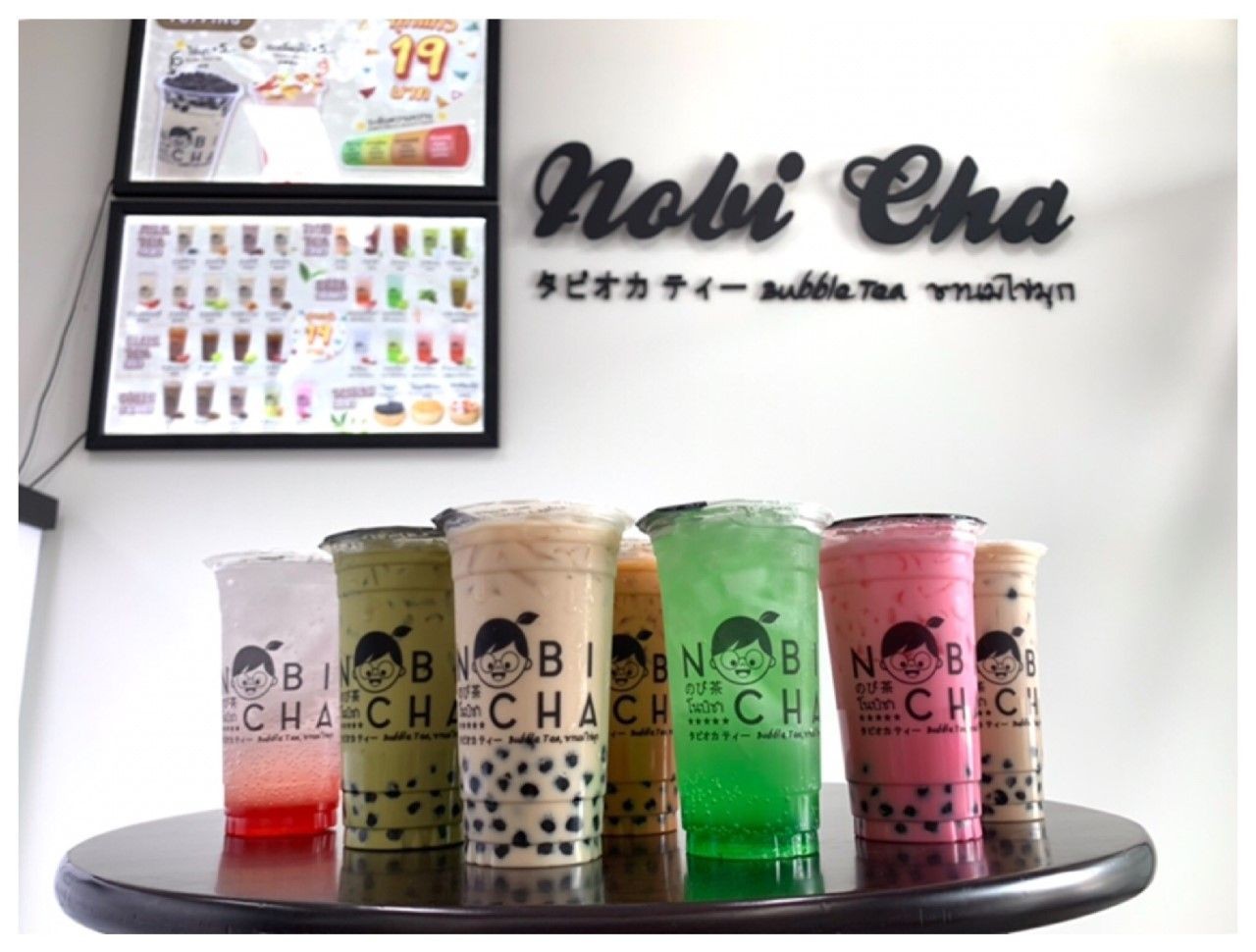 รีวิว Nobicha ข้างมหาลัยพระจอมเกล้าธนบุรีบางมด - อร่อยทุกแก้ว19บาท ...