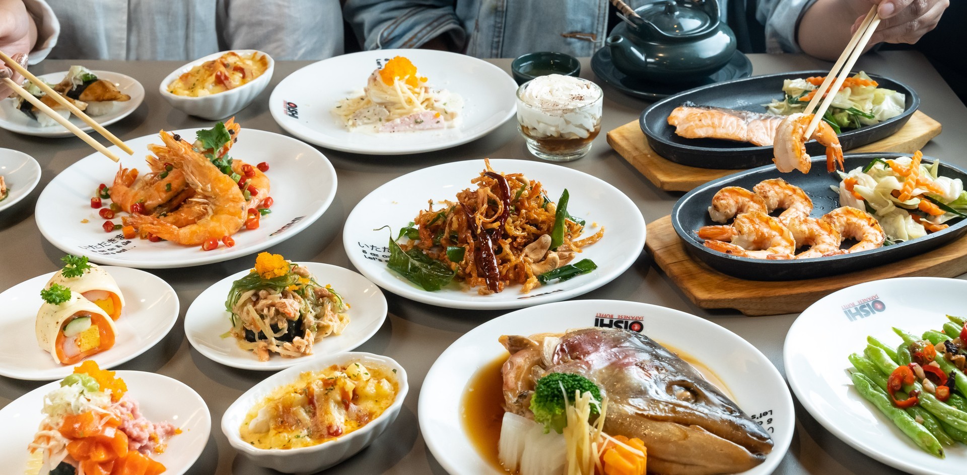 Oishi Japanese Buffet บุฟเฟ่ต์อาหารญี่ปุ่นกับเมนูใหม่แบบฟิวชัน