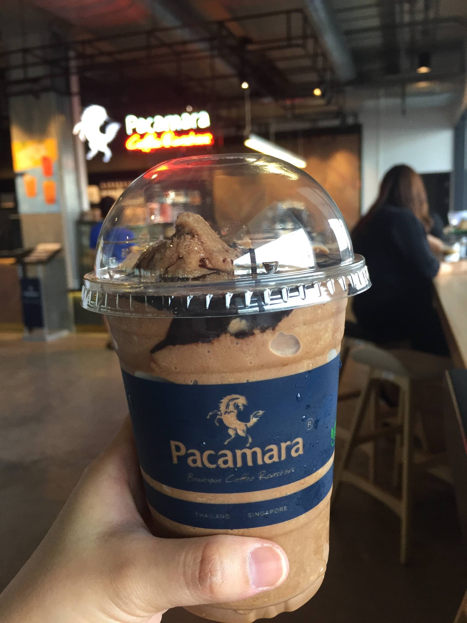 ICED MOCHA ร้าน PACAMARA ศูนย์การเรียนรู้ ธนาคารแห่งประเทศไทย