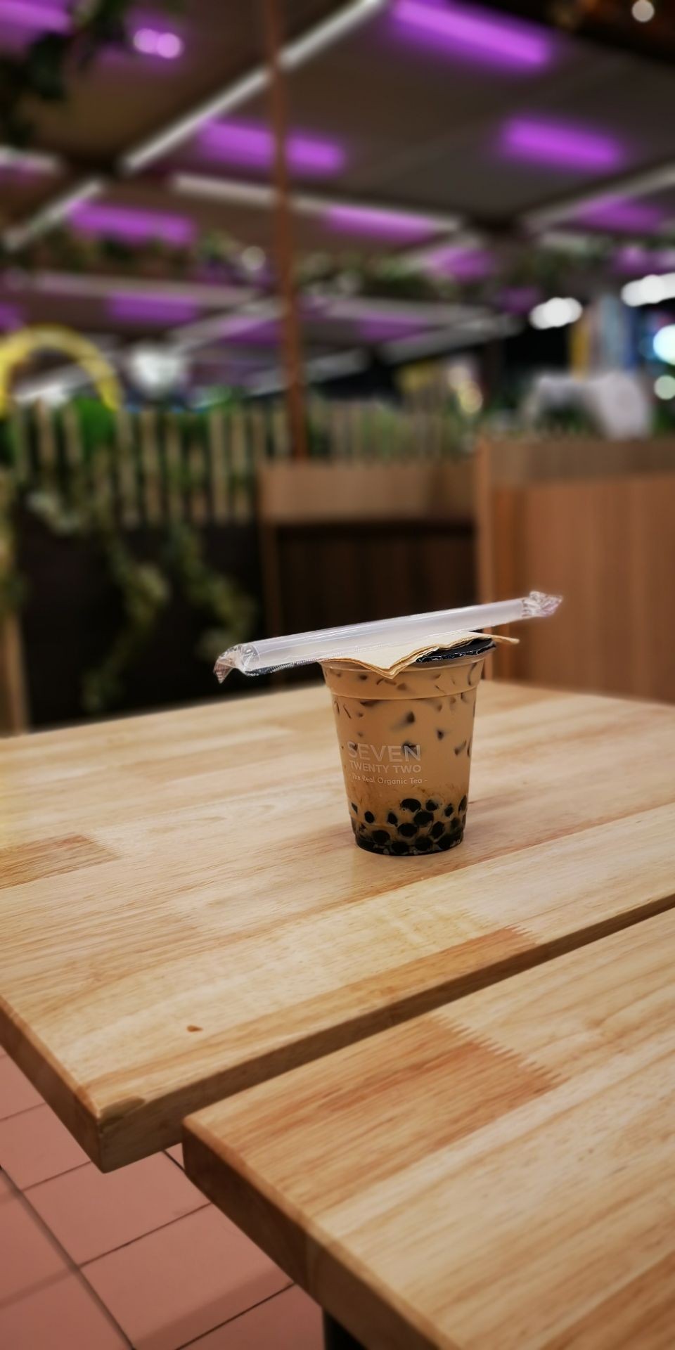 รีวิว 722 Seven Twenty Two Organic Milk Tea เซนทรัลเวิลด์ ชั้น 7 - ร้านเล็กๆ ชาออร์กานิค