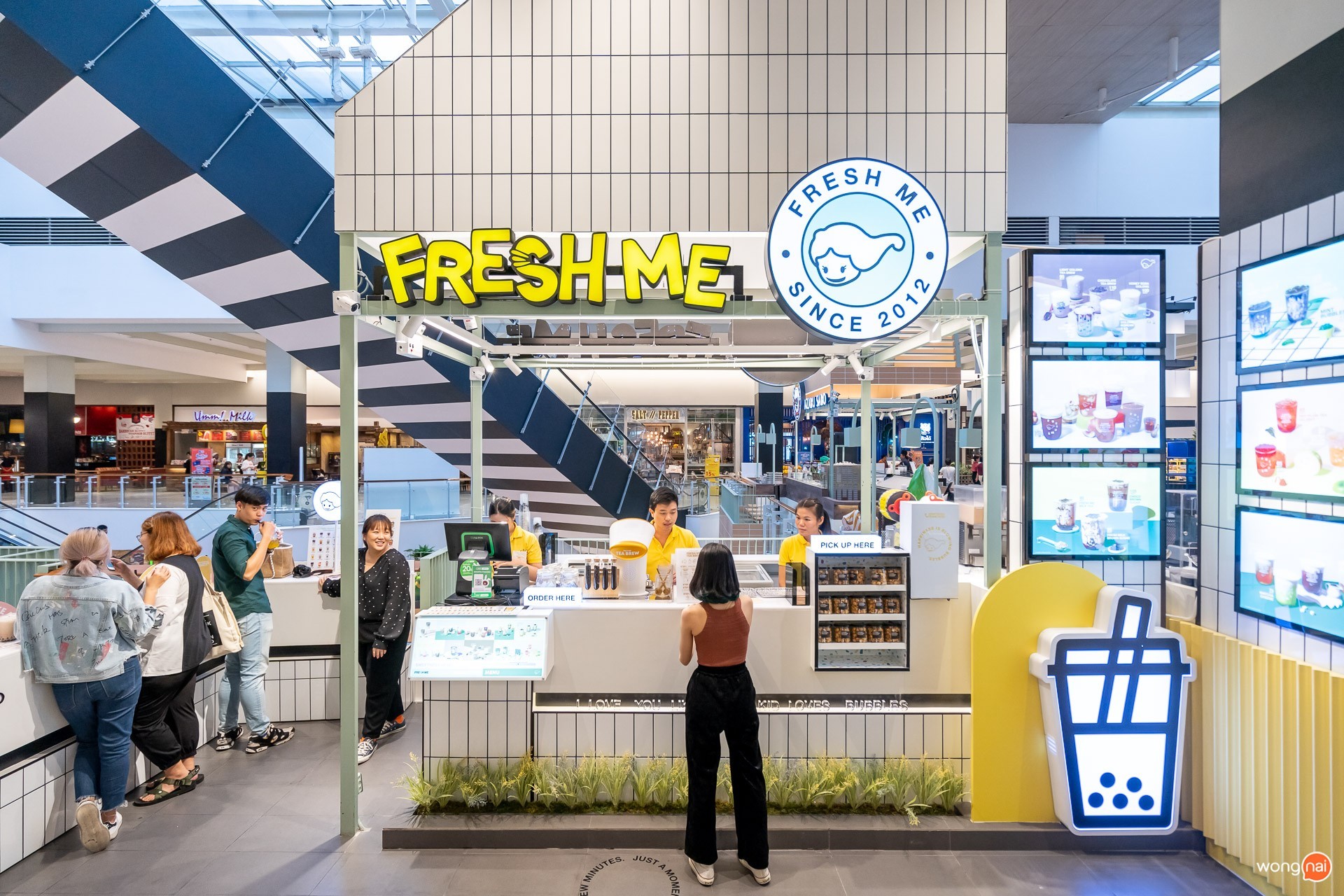 ร้านชานมไข่มุกสุดประณีตกับ “Tea Brew” เครื่องแรกในไทย@Fresh Me