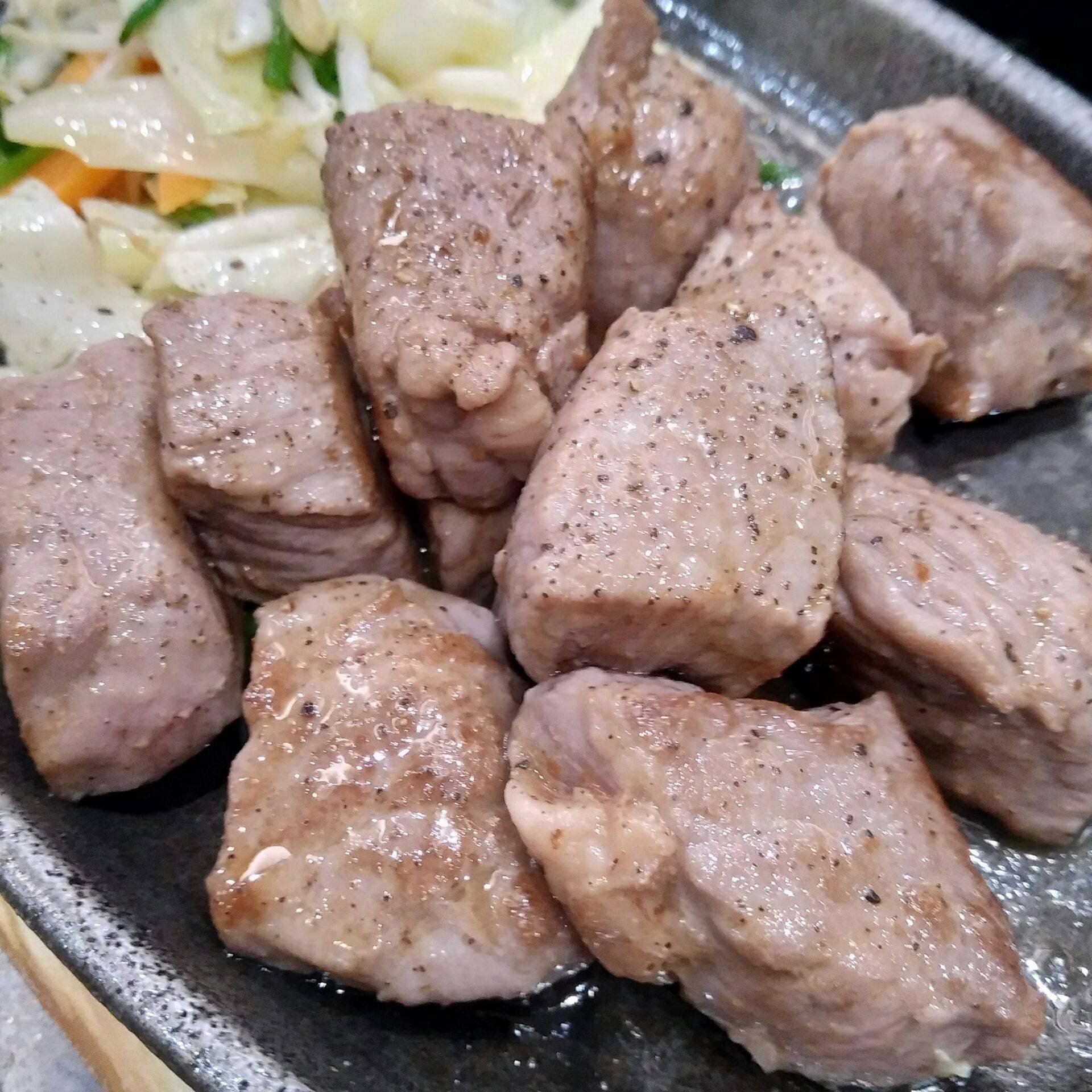 เนื้อกระทะร้อน ร้าน KIN Japanese Buffet & Ramen เซ็นทรัลพลาซา มหาชัย