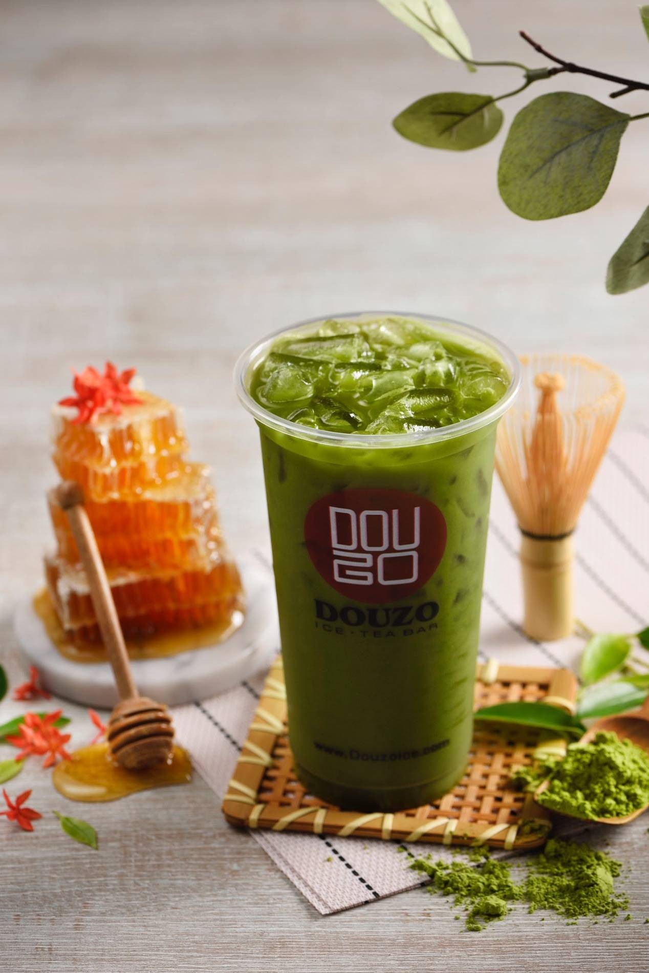 มัทฉะน้ำผึ้ง • image ร้าน Douzo ice tea bar ซีคอนสแควร์ ชั้นบี1 โซนกลางห้าง