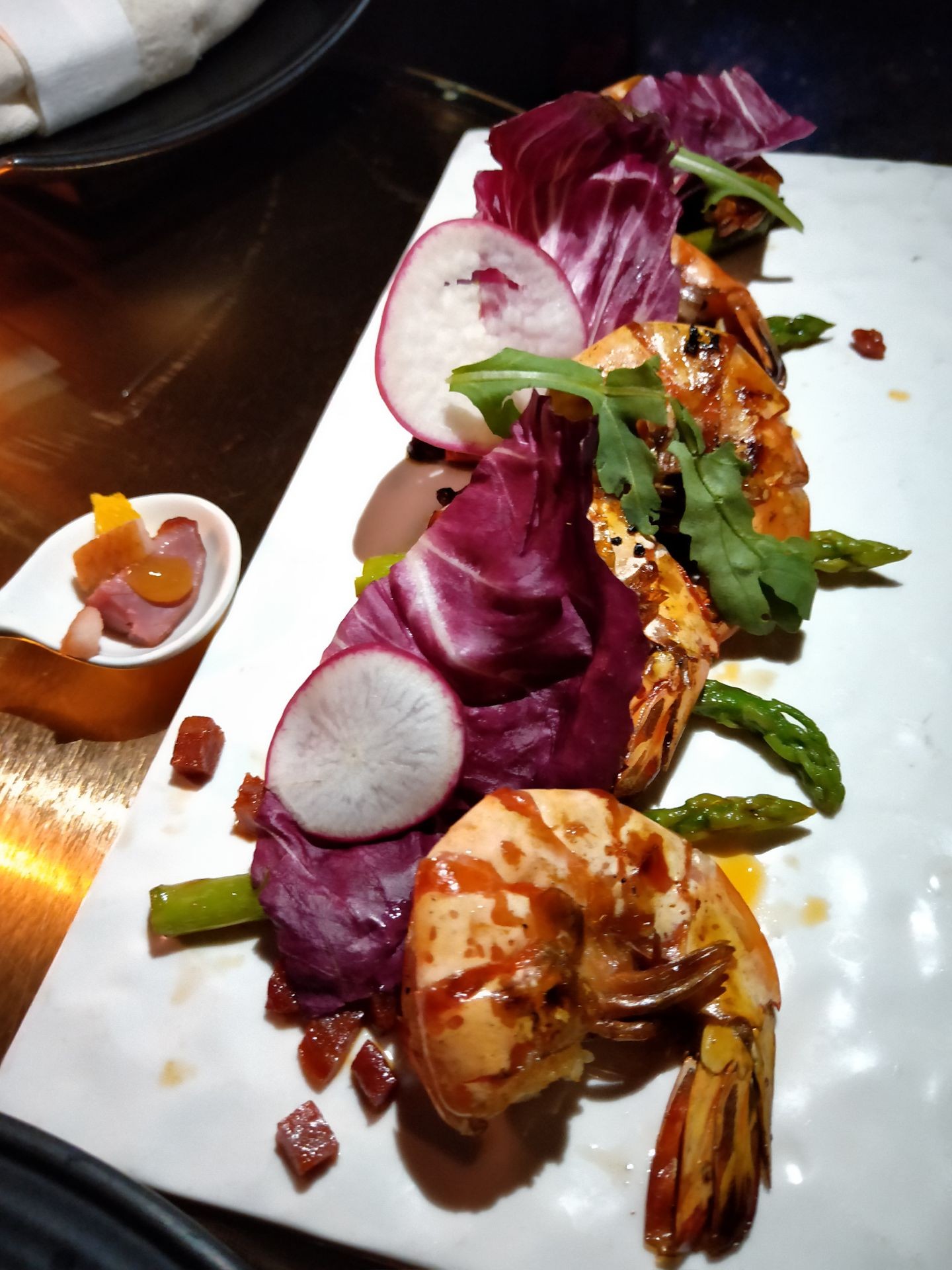 Prawn and Chorizo ร้าน Vertigo Too