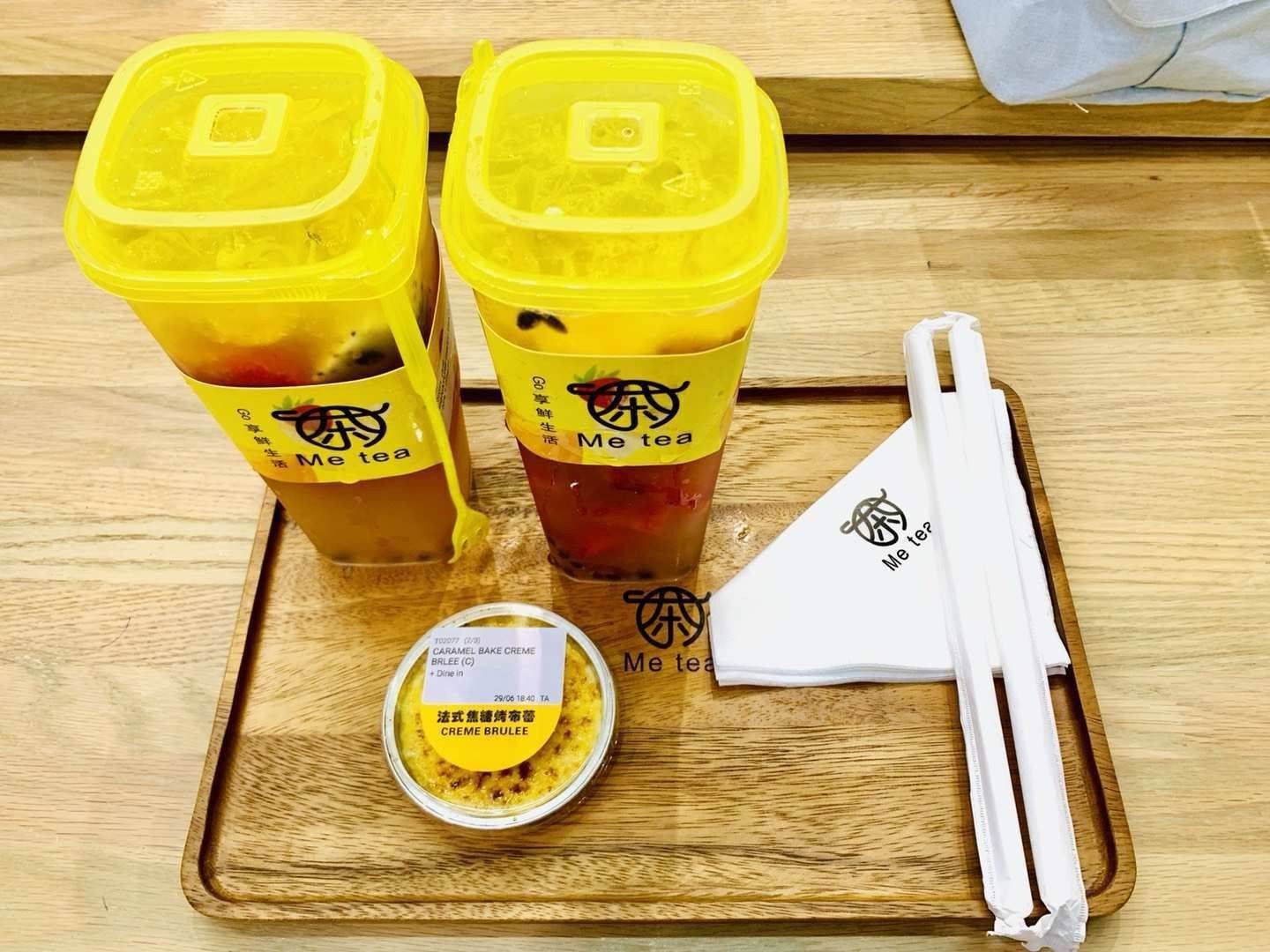 รีวิว ME TEA อโศก - signature fruit tea is very good big and cheap nice