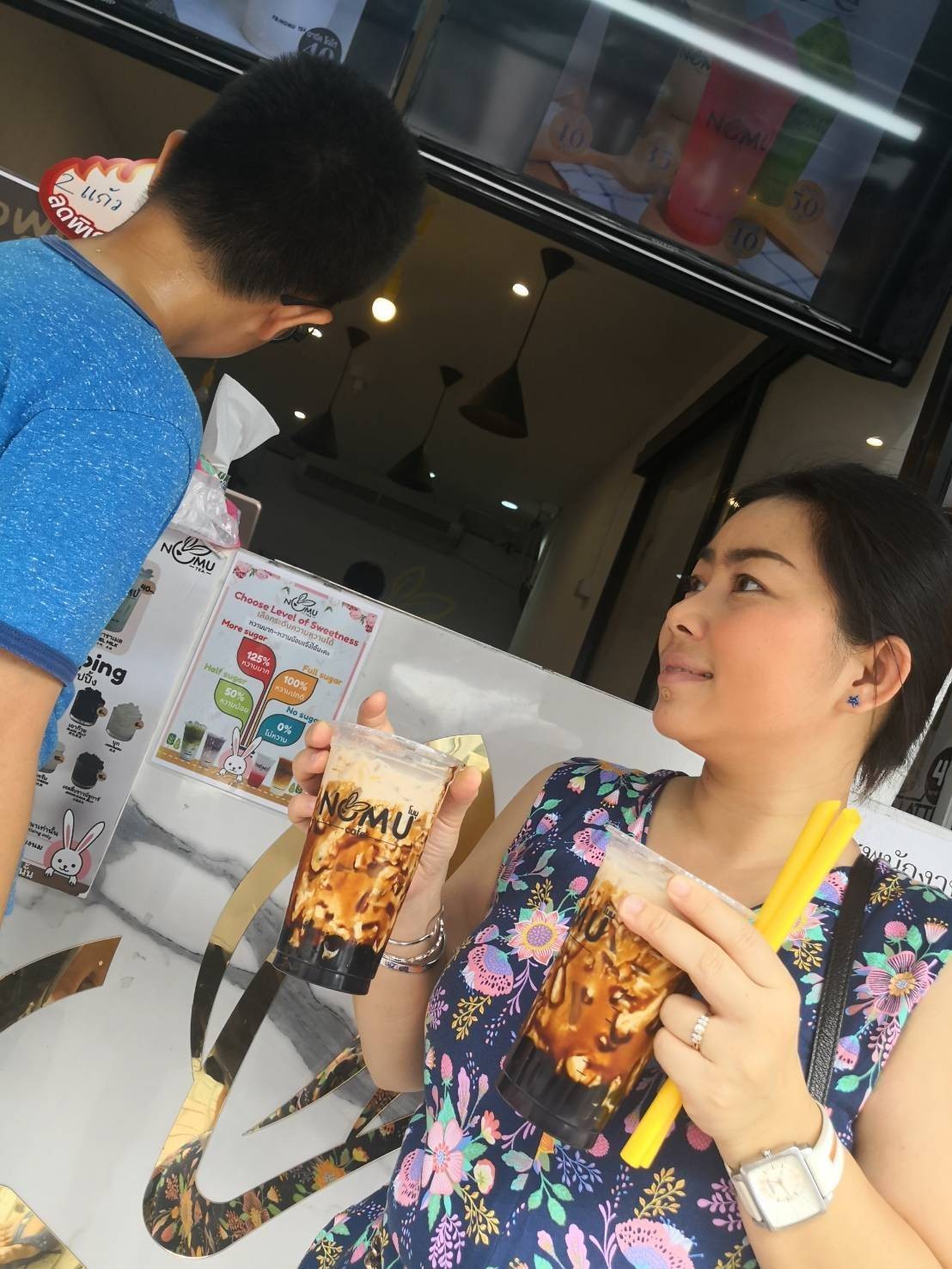 รีวิว Nomu Tea สยามสแควร์ ซอย 2 - คือดีย์อ่ะ ไข่มุกหอมคะ เหมาะสมกับราคา