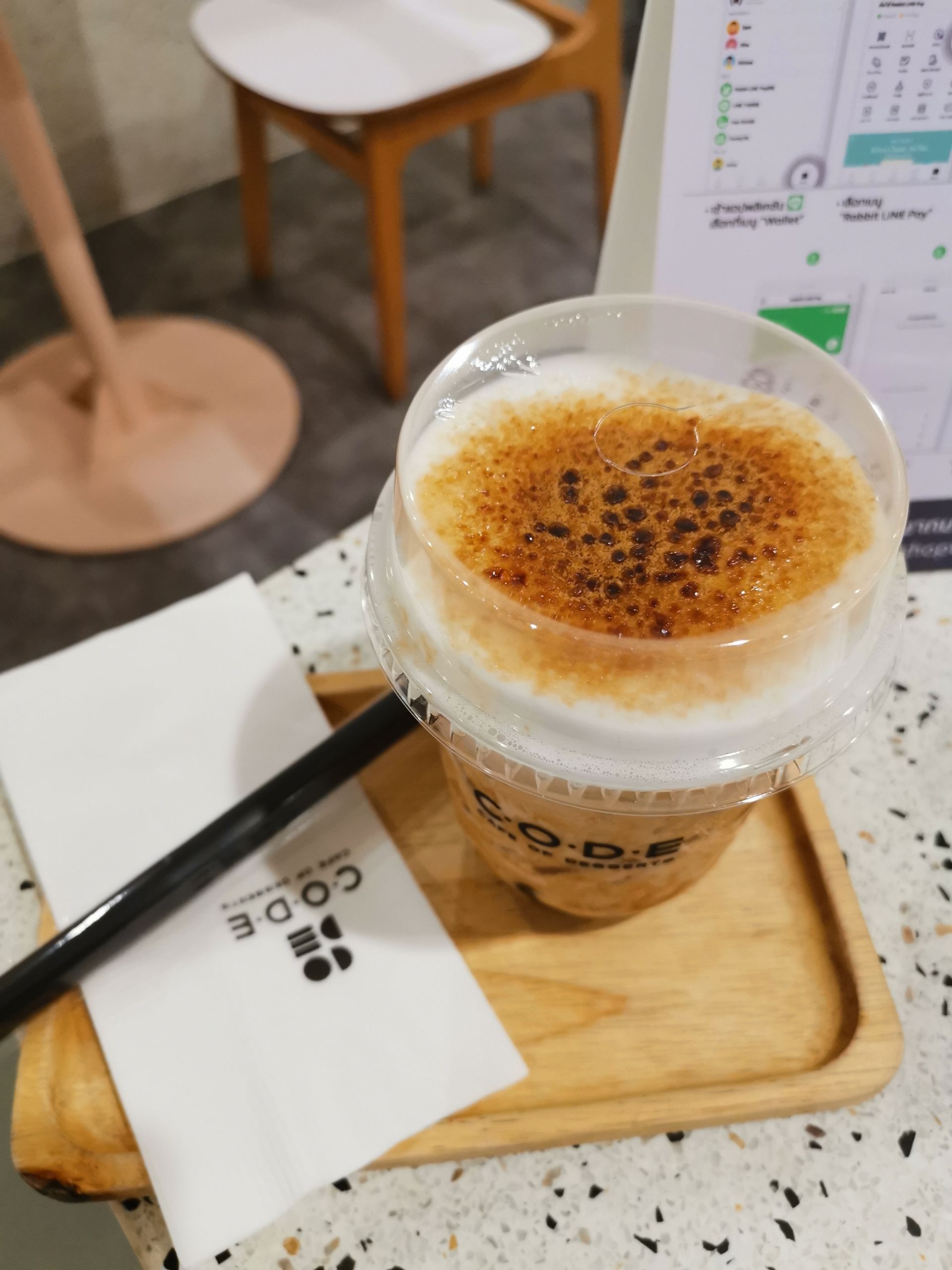 รีวิว Code Cafe Of Dessert Enthusiast เซนทรัลพระราม 9 - มีโปรlineคุ้มมากค่ะ