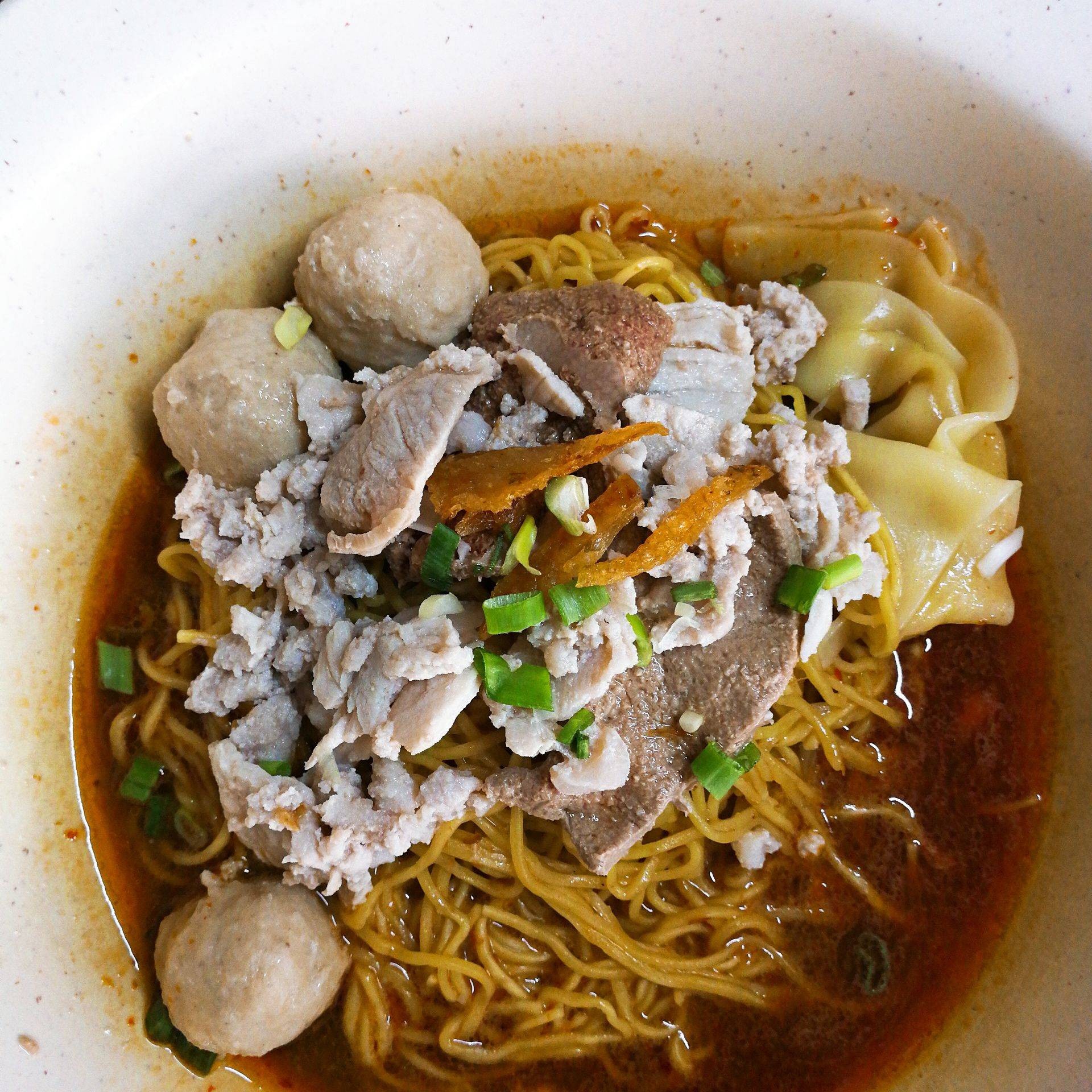 Bak chor mee ร้าน High Street Tai Wah Pork Noodle Hong Lim