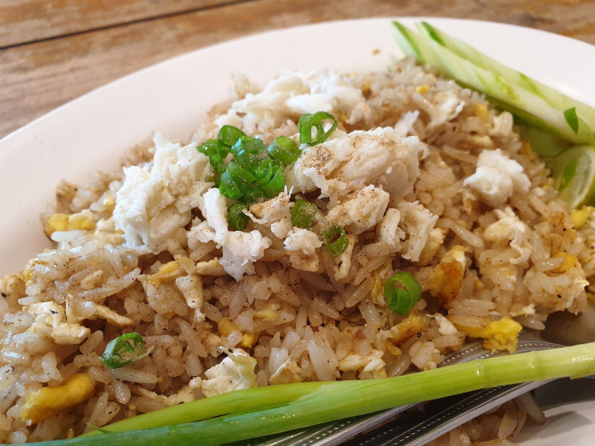 รีวิว ไก่ทอดอนันต์ ศรีมงคล3 - ข้าวผัดปูแห้ง หอมมัน