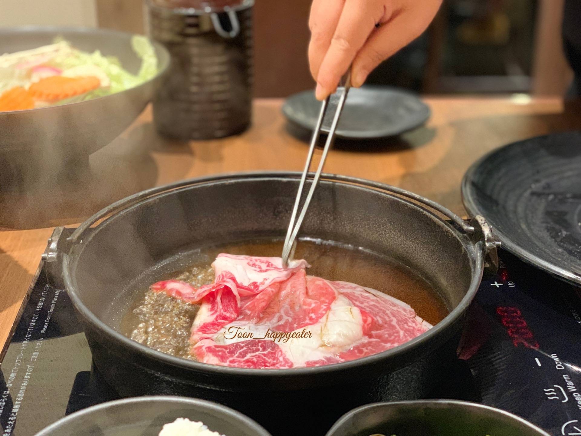 Wagyu Beef A4 Sukiyaki Set • Kansai style ร้าน SUKI MASA Siam Paragon