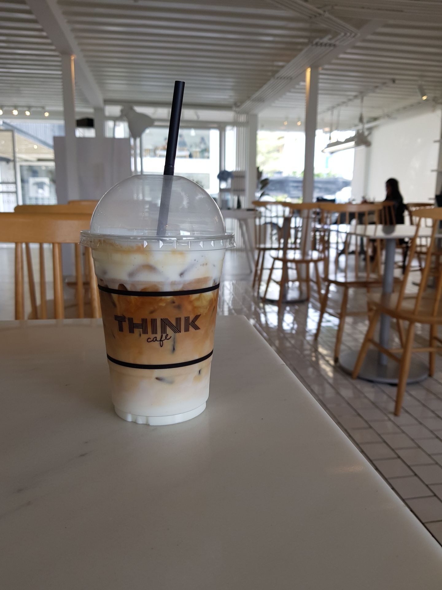 CAPPUCCINO (เย็น) ร้าน THINK CAFE & EATERY เดอะบล๊อค ราชพฤกษ์