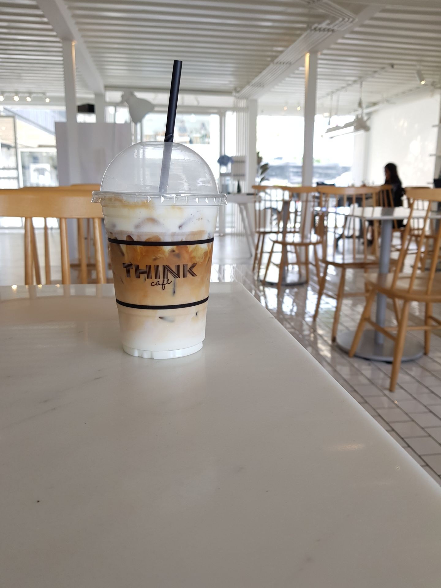 CAPPUCCINO (เย็น) ร้าน THINK CAFE & EATERY เดอะบล๊อค ราชพฤกษ์