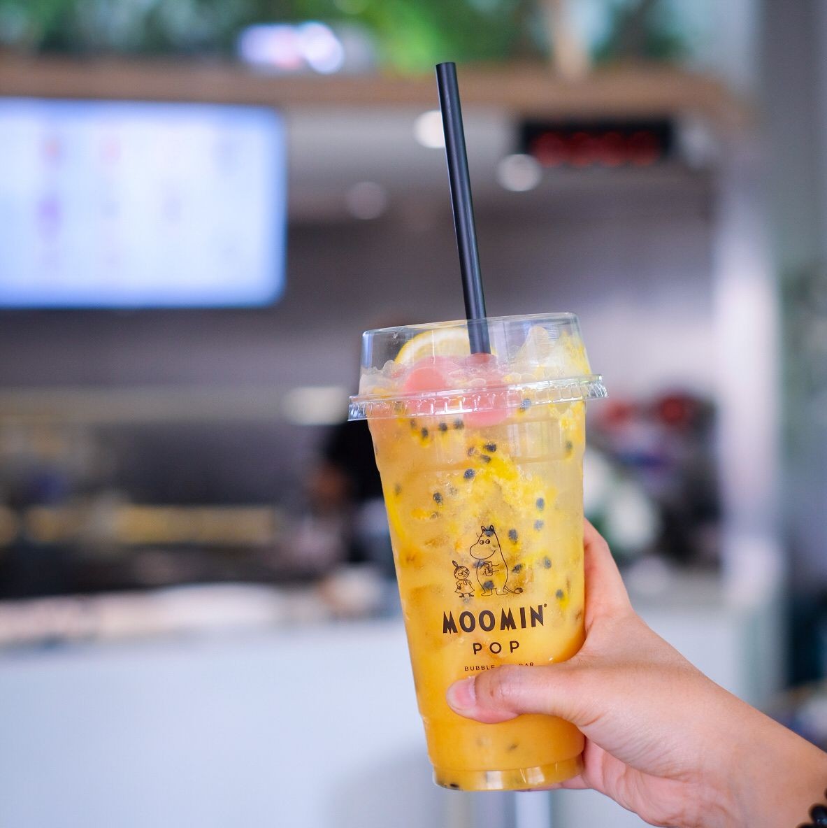 รีวิว Moomin Pop Bubble Tea Bar Thegarden by P Landscape - แฟนมูมิน ...