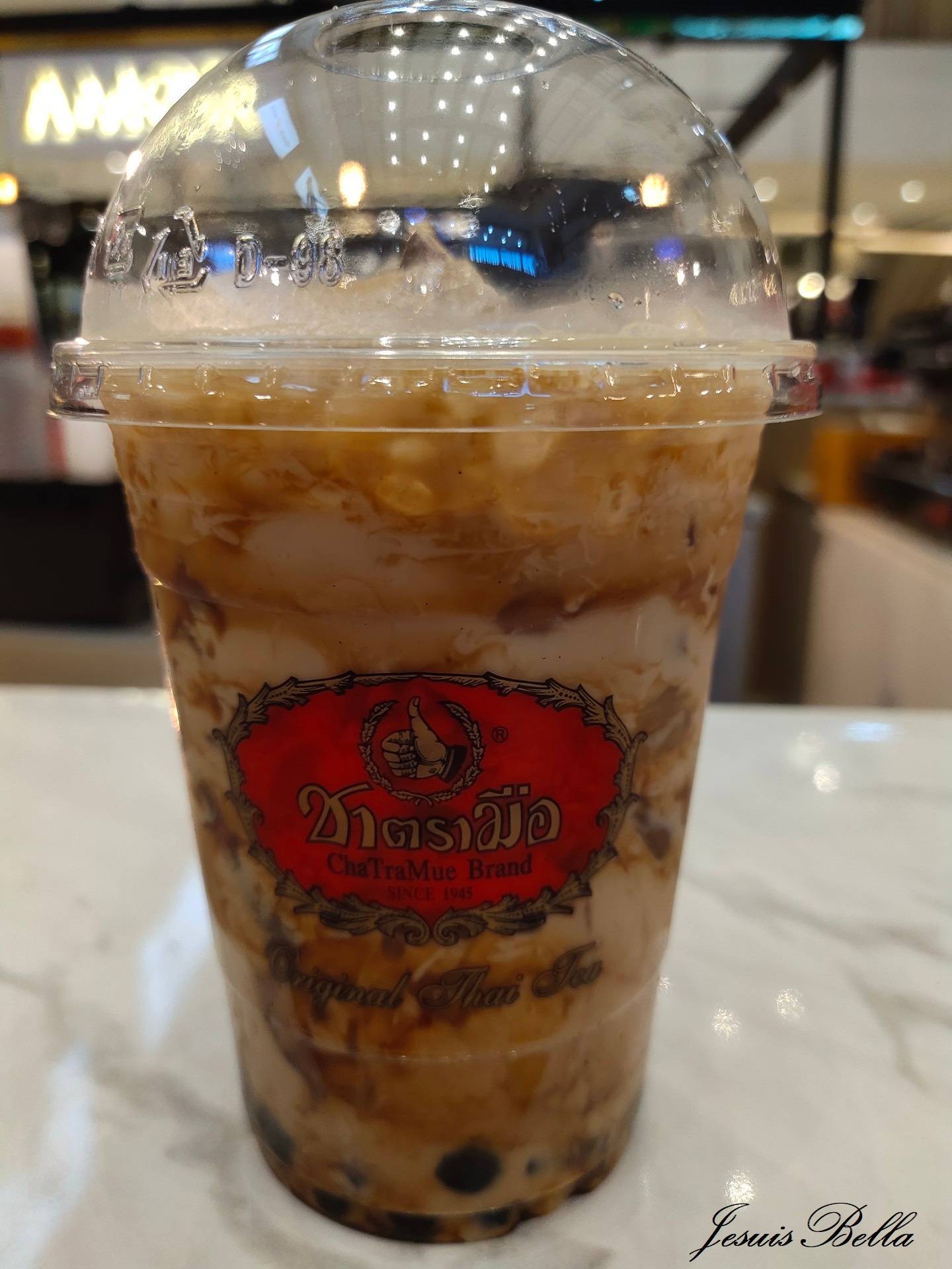 รีวิว ชาตรามือ ซีคอนบางแค - Assam Red Milk Tea With Brown Sugar Pearl ...