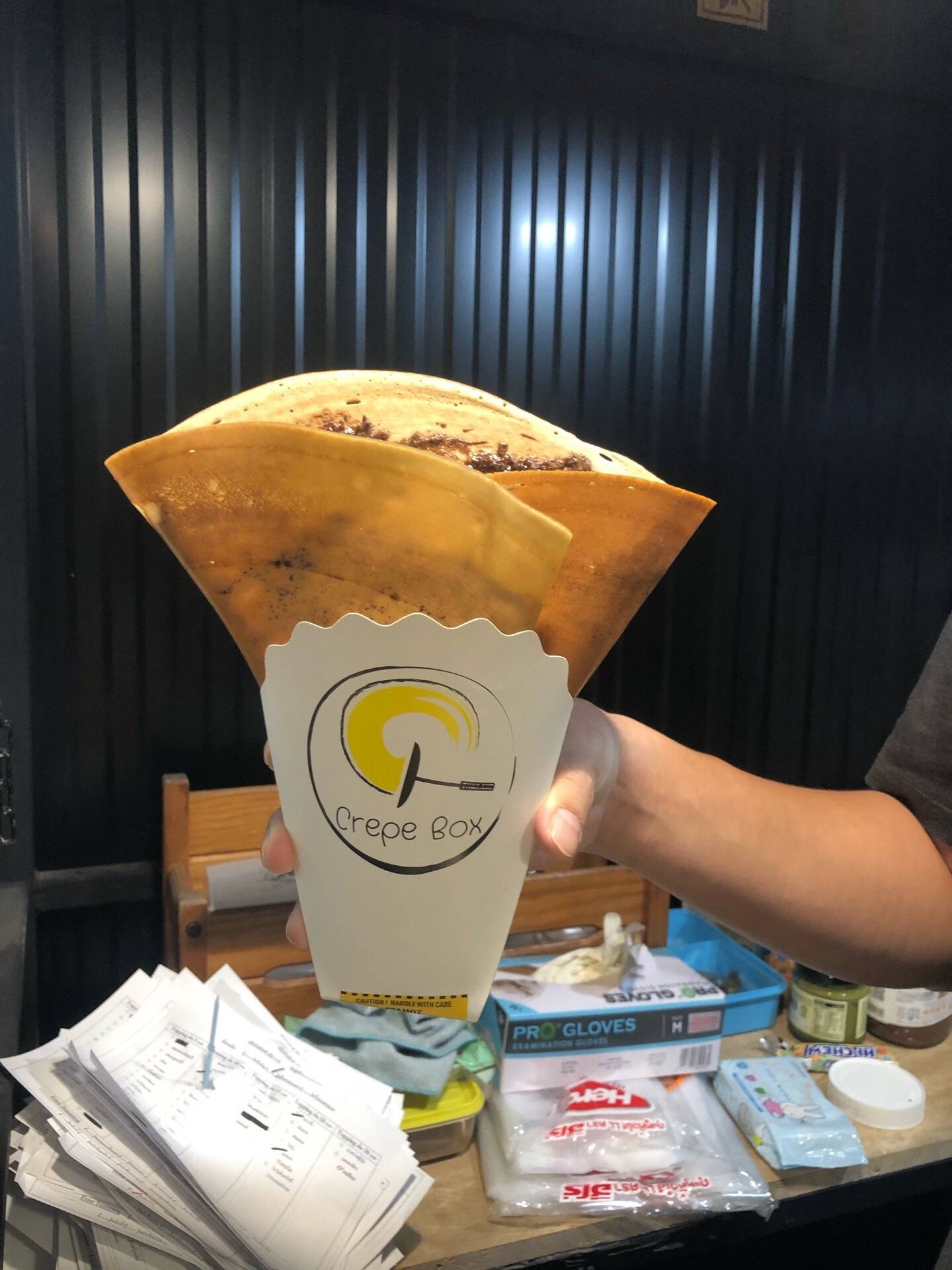 รีวิว Crepe Box สามกอง(ภูเก็ต) - วันนี้กินโอวัลตินครันชี่กล้วย