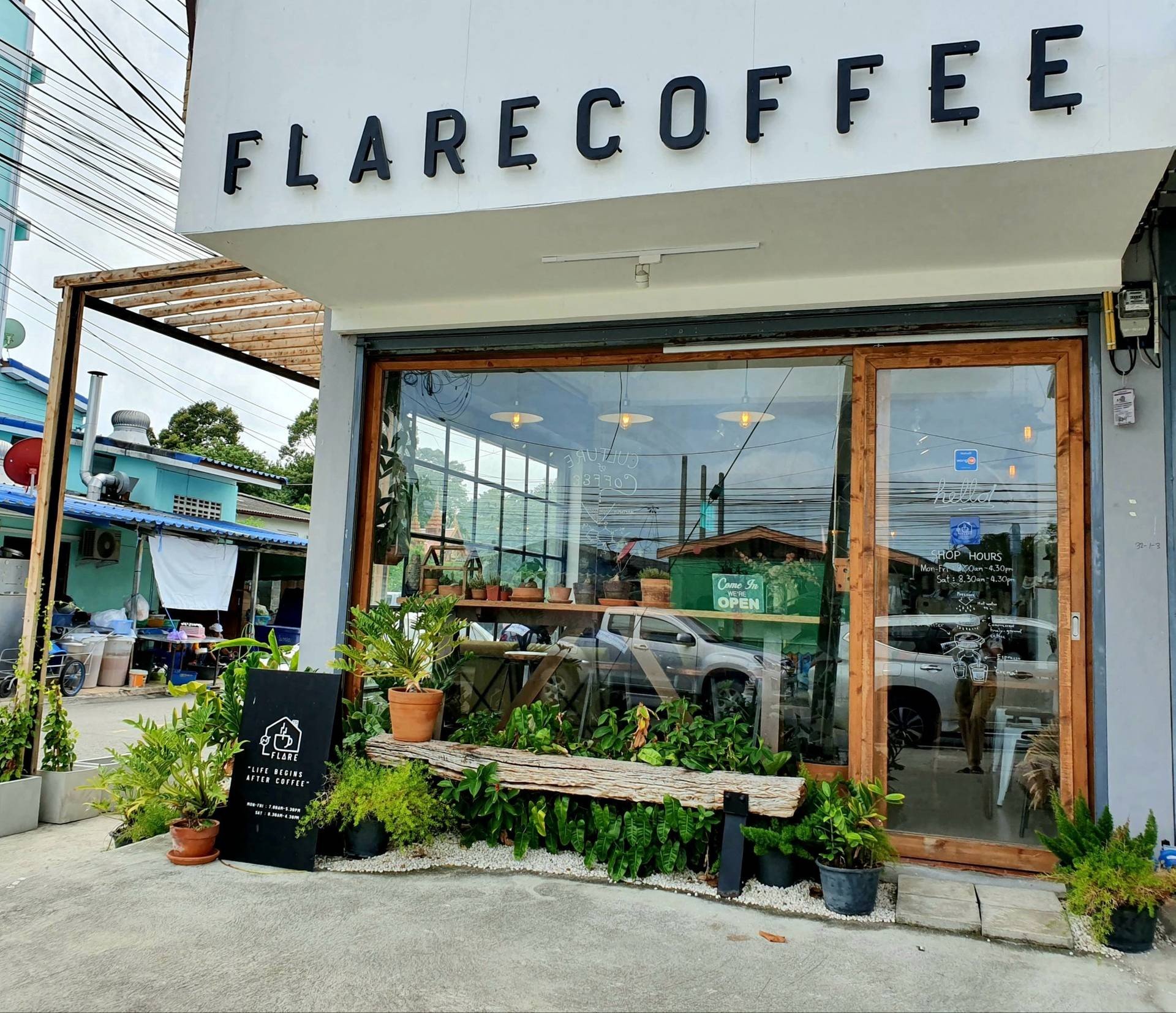 รีวิว Flare Coffee ถนนโสภณ ซอย 9 (มาบตาพุด) - coffee cafe' ที่เรียบ ...