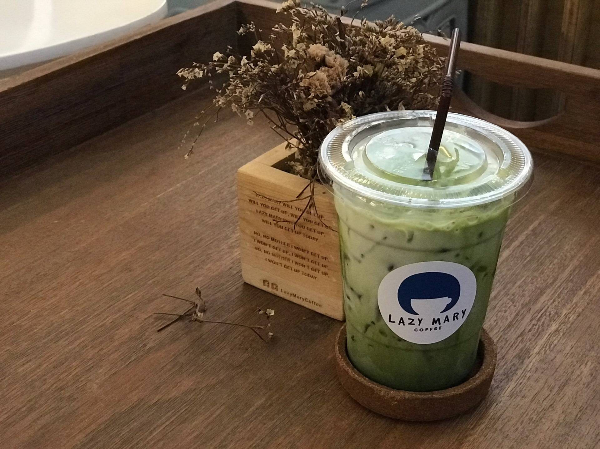 รีวิว Lazy Mary Coffee - มัทฉะลาเต้ ดีนะ