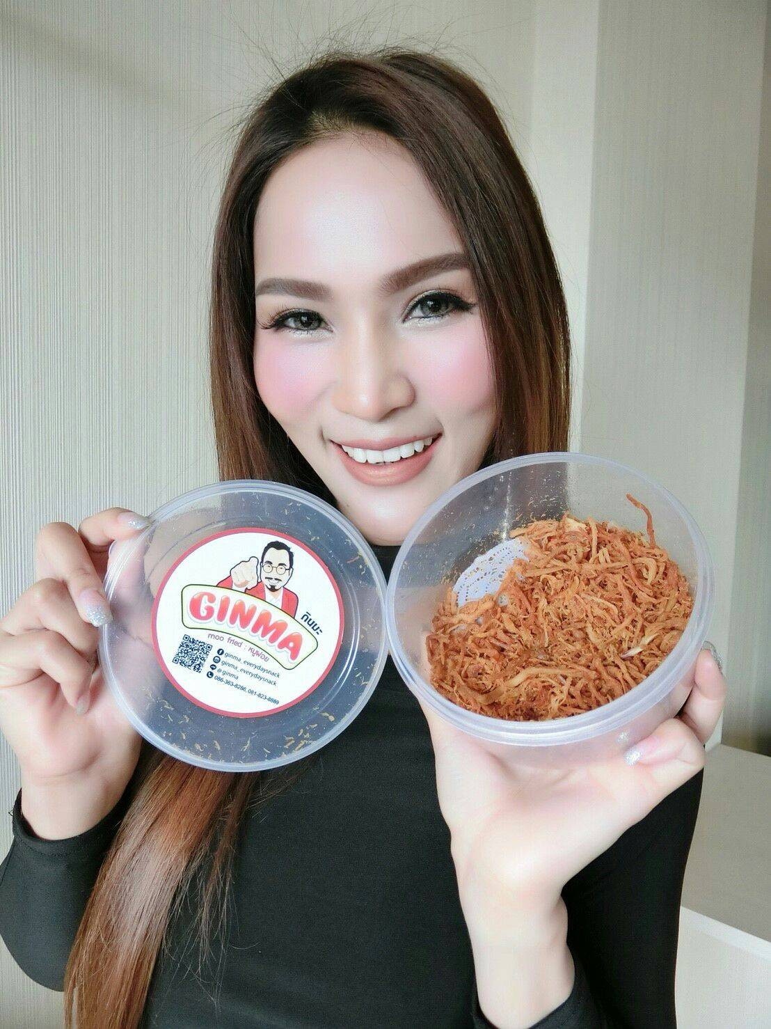 รีวิว กระท่อมน้อย - หมูฝอย ginma