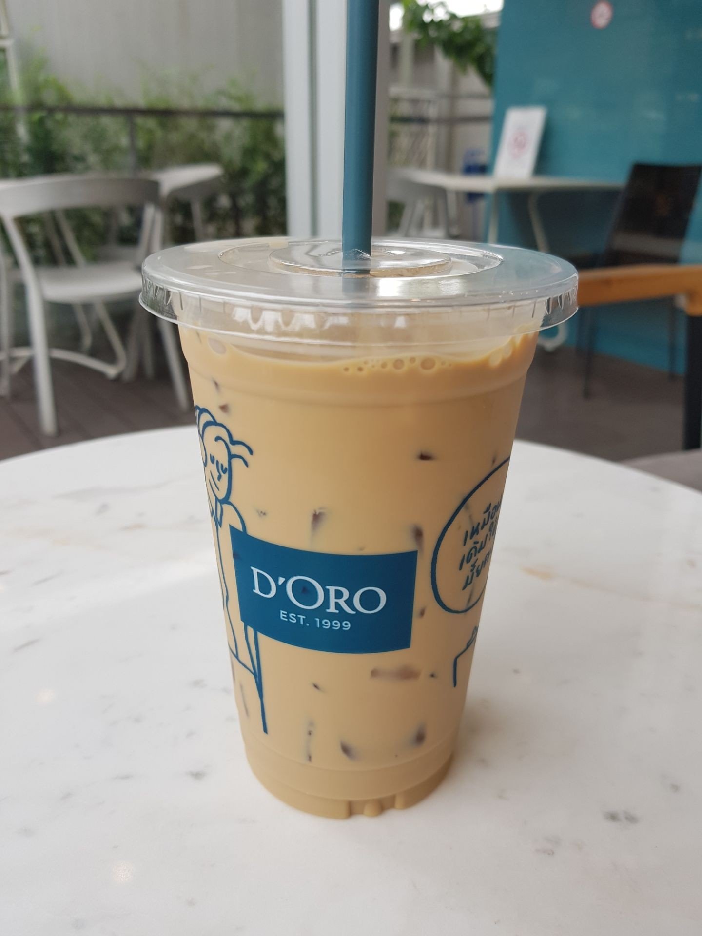 รีวิว D’oro Coffee วิภาวดี (ขาเข้า) - ร้านนั่งสบาย