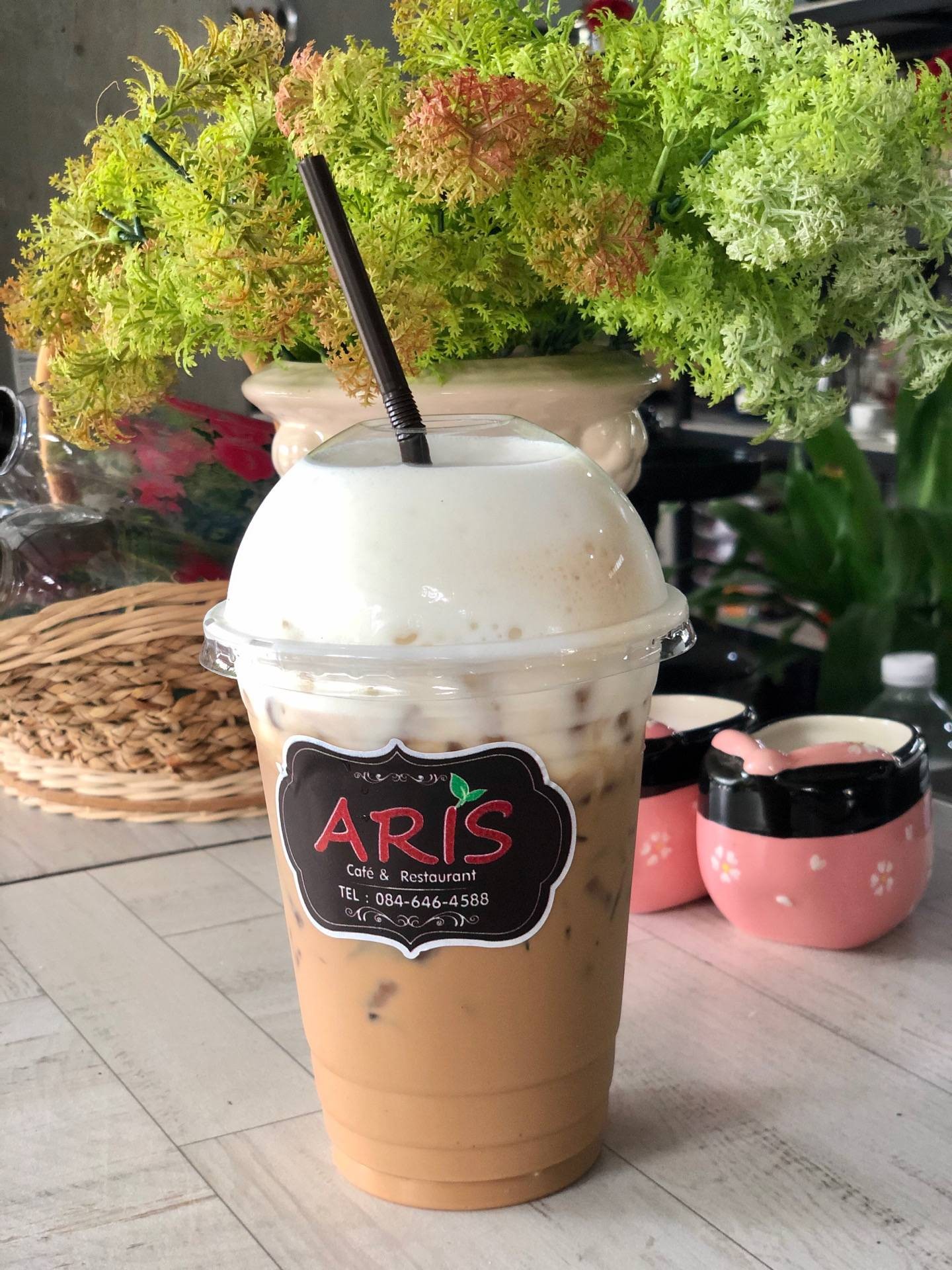 รีวิว Aris Cafe' & restaurant พุทธมณฑลสาย5 - กาแฟดีที่พุทธมณฑล