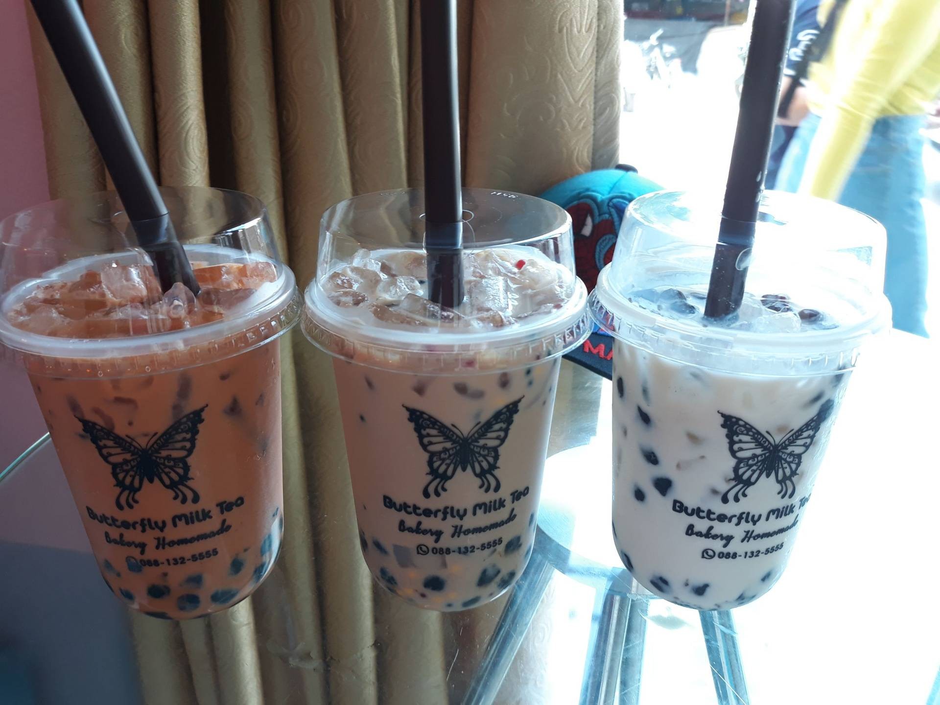รีวิว Butterfly Milk Tea - ชานม บุฟเฟ่ท้อปปิ้ง - Wongnai