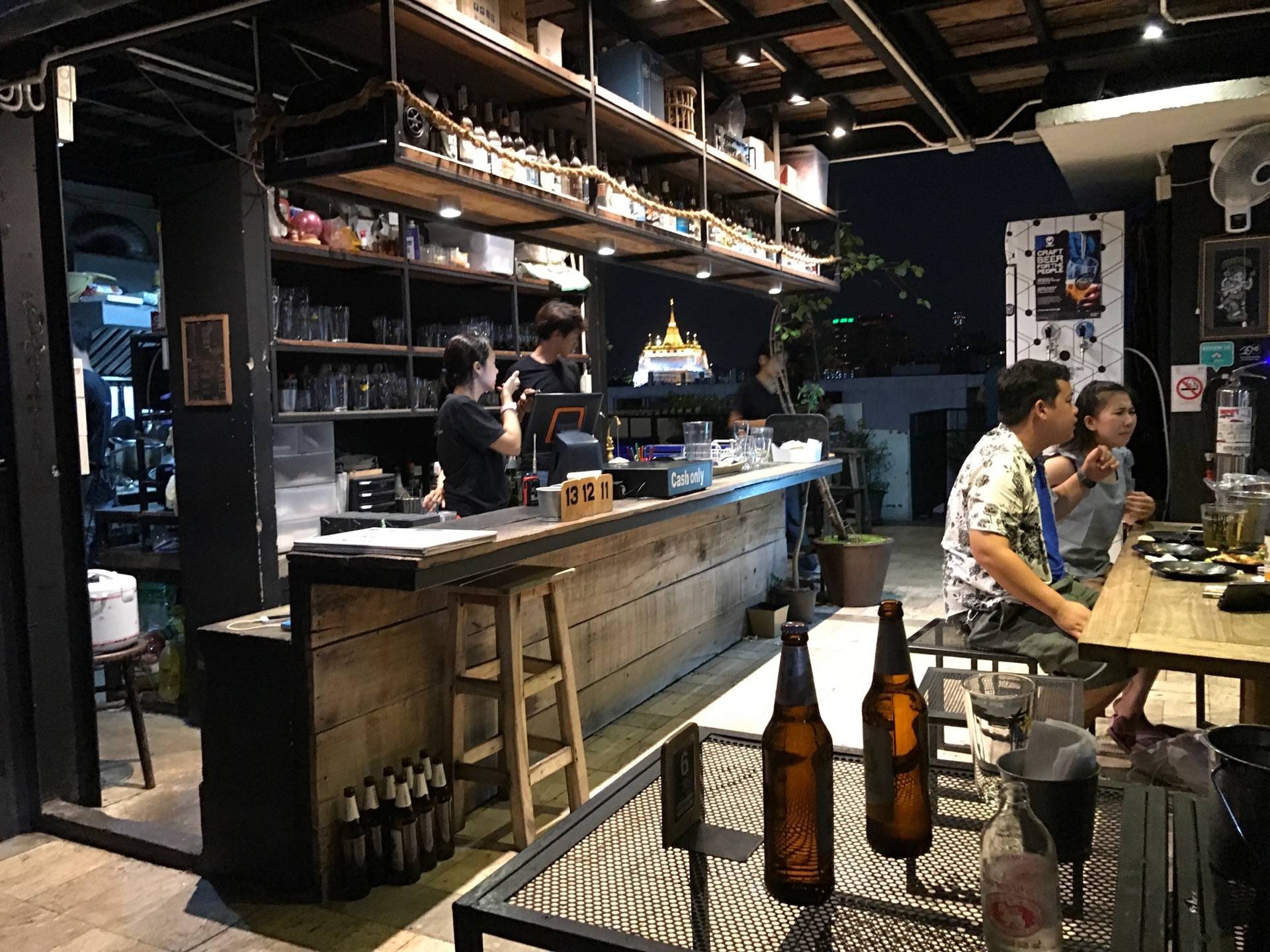 รีวิว Kookkai cha - กินเบียร์นั่งมองวัดคือดีย์ 5555 - Wongnai