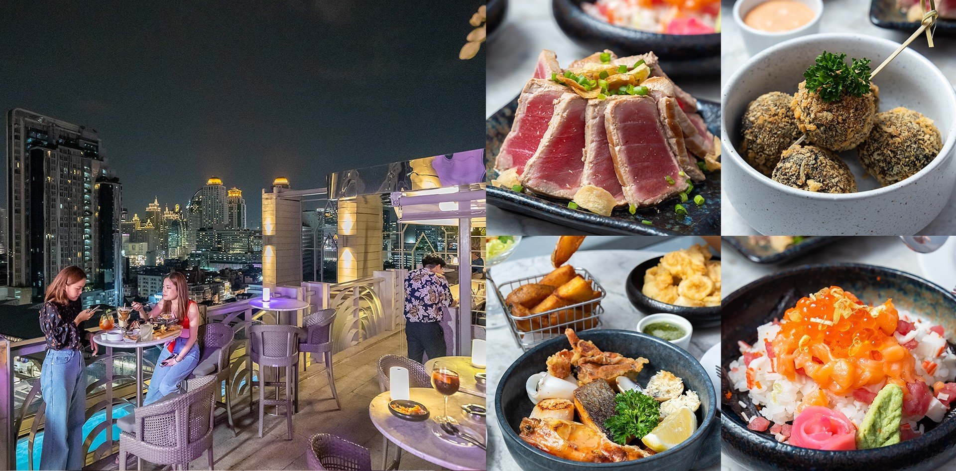 Barracuda ร้านบาร์ดาดฟ้า ชมวิวกรุงเทพฯ พร้อมเสพกับแกล้มสุดหรู!