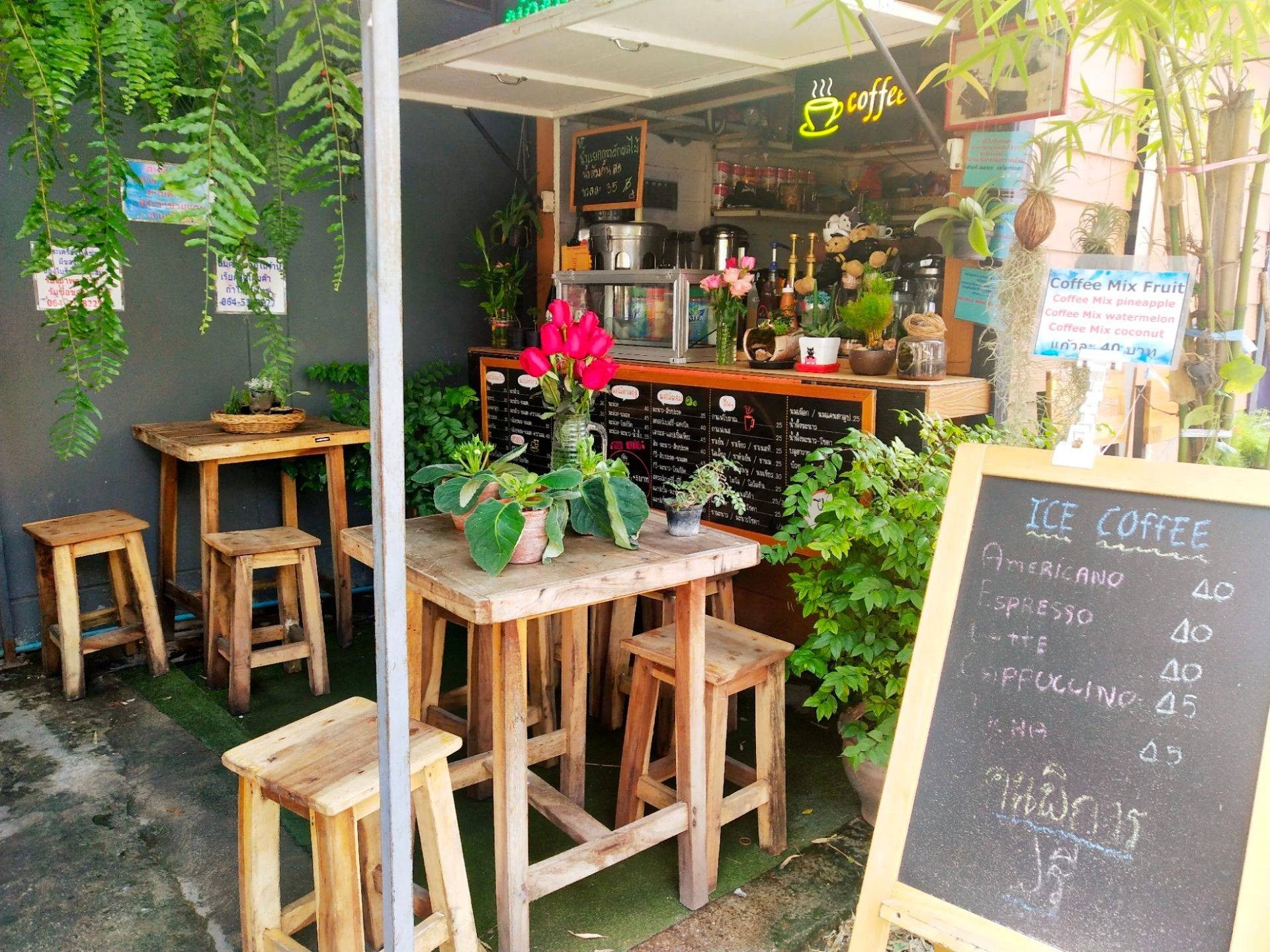 รีวิว B&J Coffee and Fruit Drink บางซ่อน - คนพิการทานฟรีคะ 😊