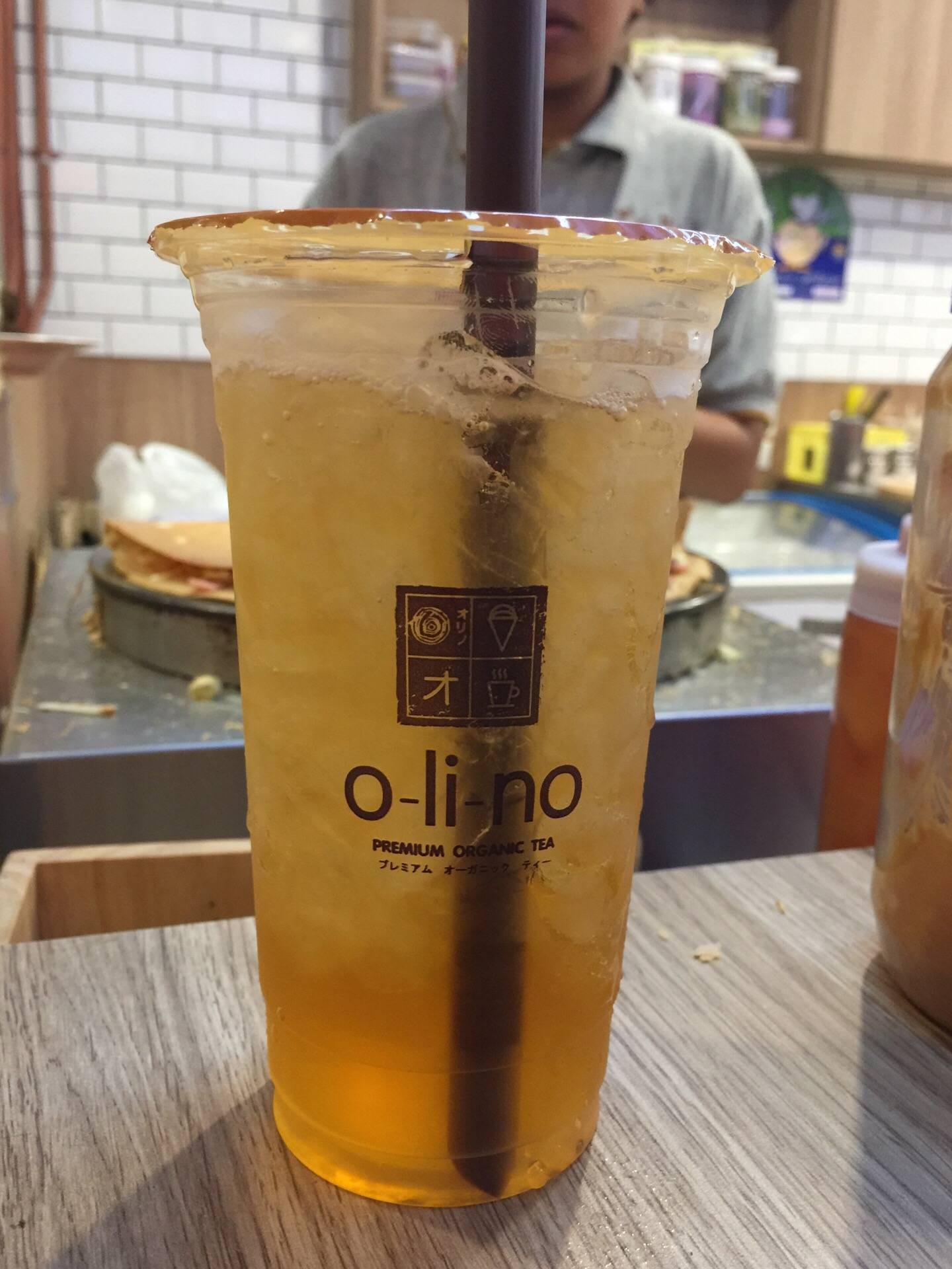 ชาข้าวหอม ร้าน Olino Crepe & Tea เมืองทองธานี