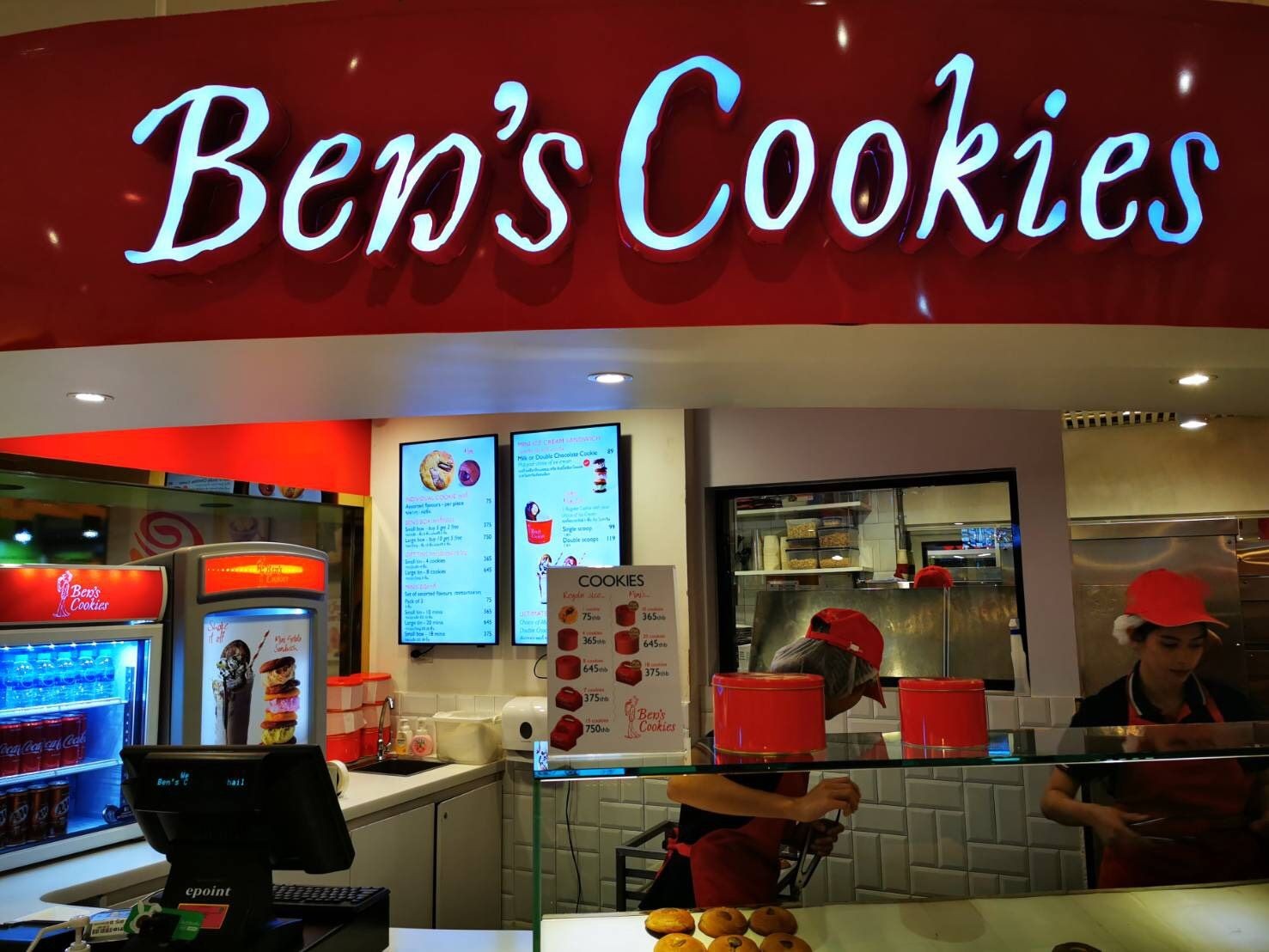 รีวิว Ben's Cookies สยามพารากอน - Ben's คุกกี้มีไส้