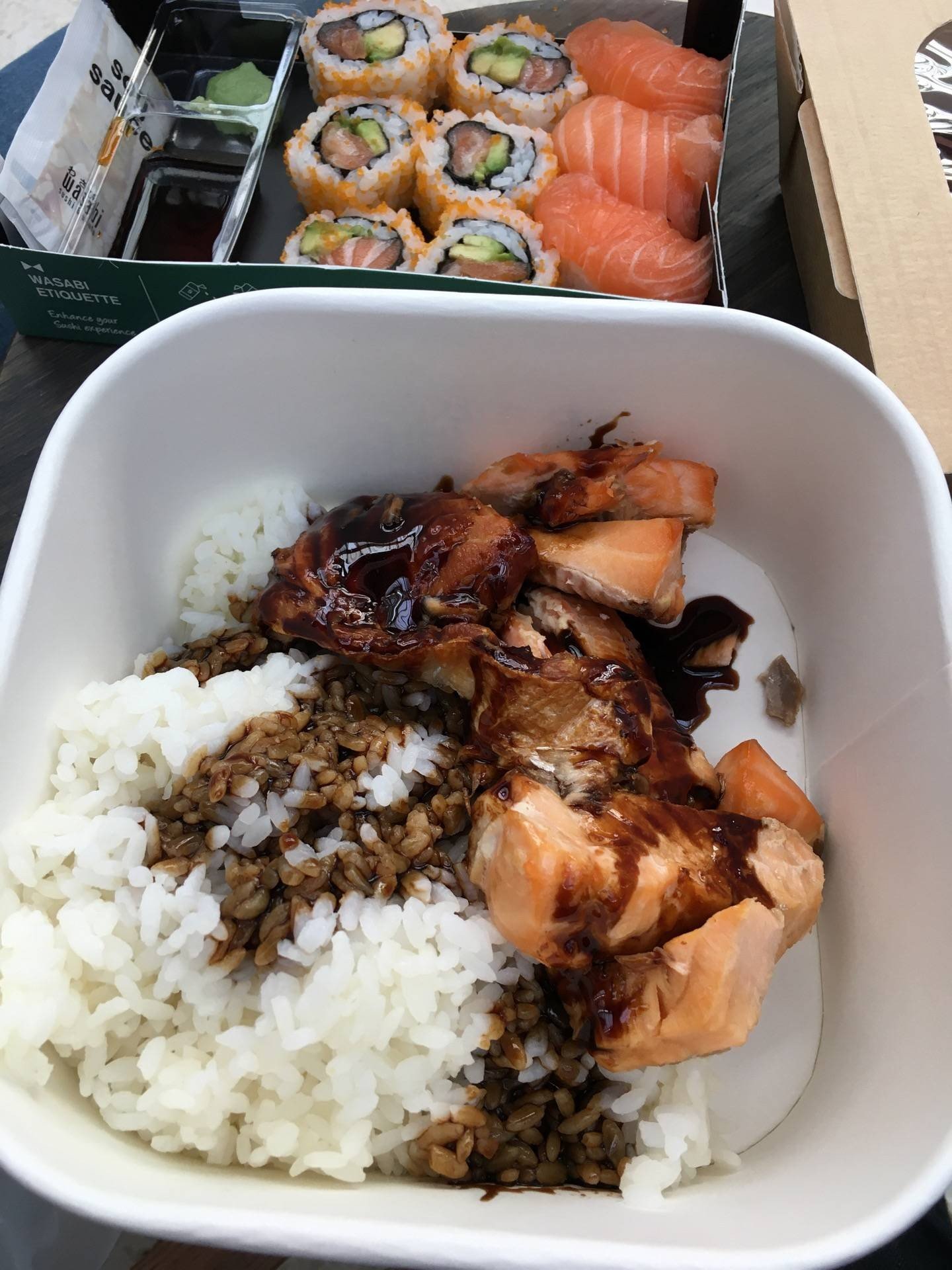 รีวิว Wasabi Victoria station - Wasabi มีหลายสาขา ก็อร่อยนะ