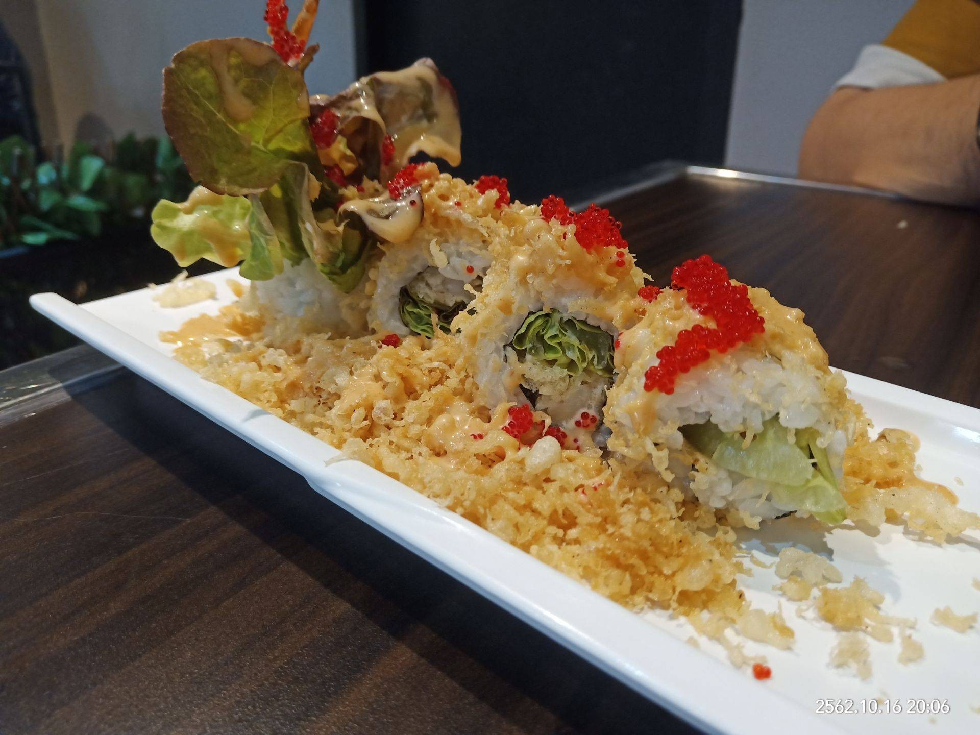 รีวิว Mr.sushi Max ตลาดมหาสิน ถนน สุขุมวิท 101/1 - ซูชิอร่อย บริการรวดเร็ว